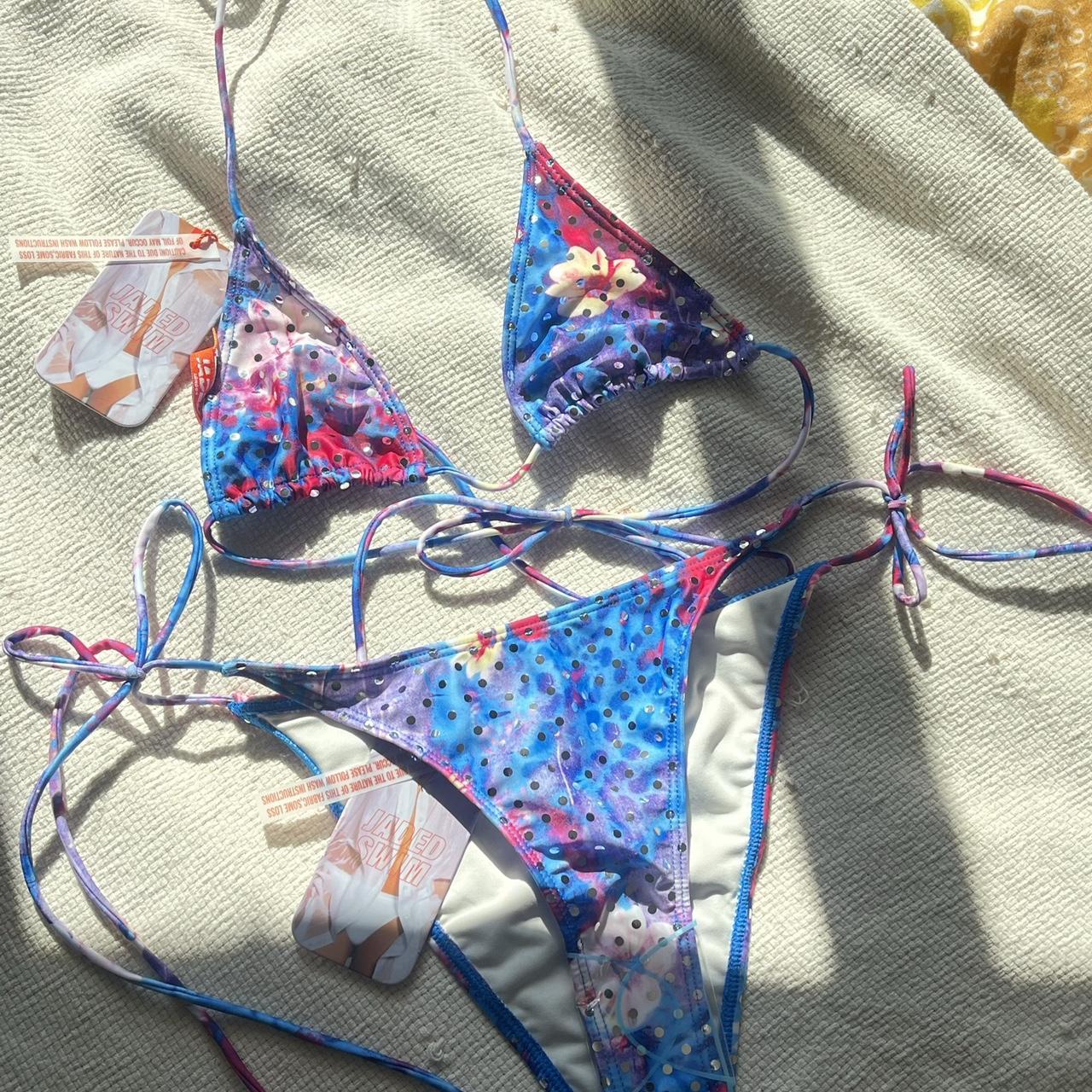 Jaded LDN Bubblegum Micro Swim set Includes top and... - Depop