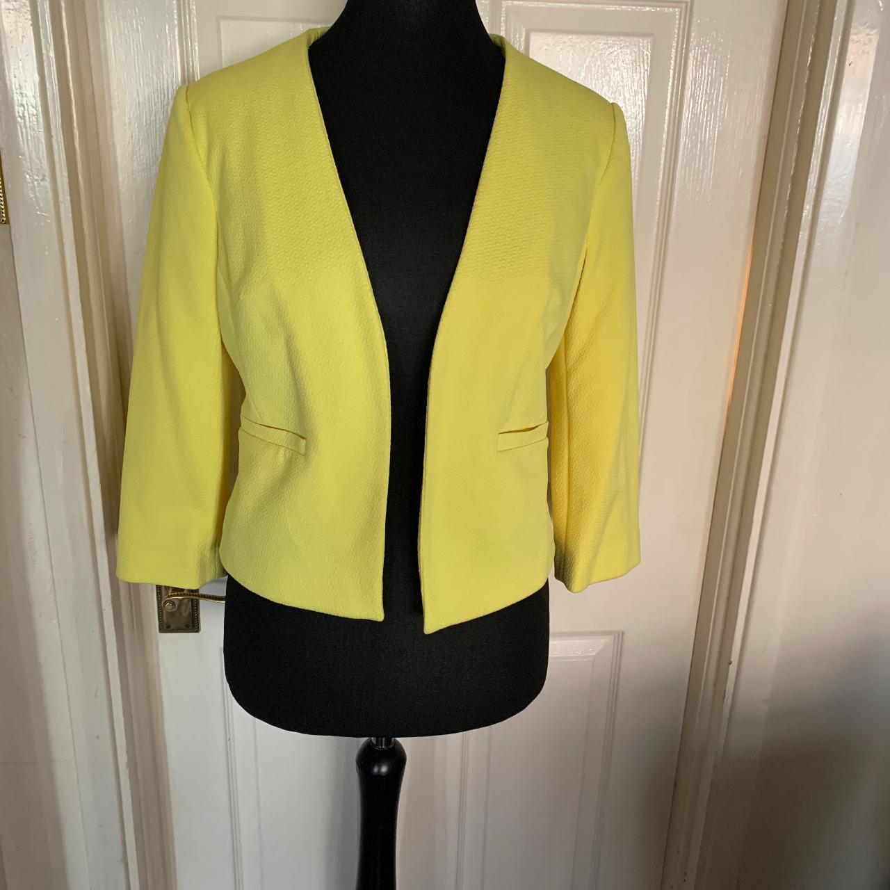 Principles Women's Yellow Jacket | Depop