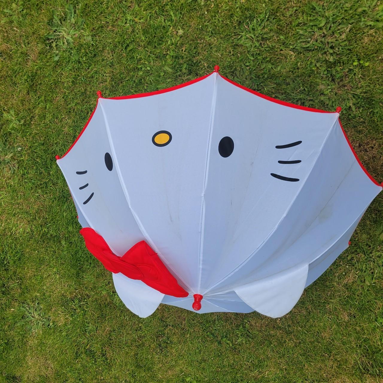 Hello Kitty Sanrio Children Character Ear Umbrella... - Depop