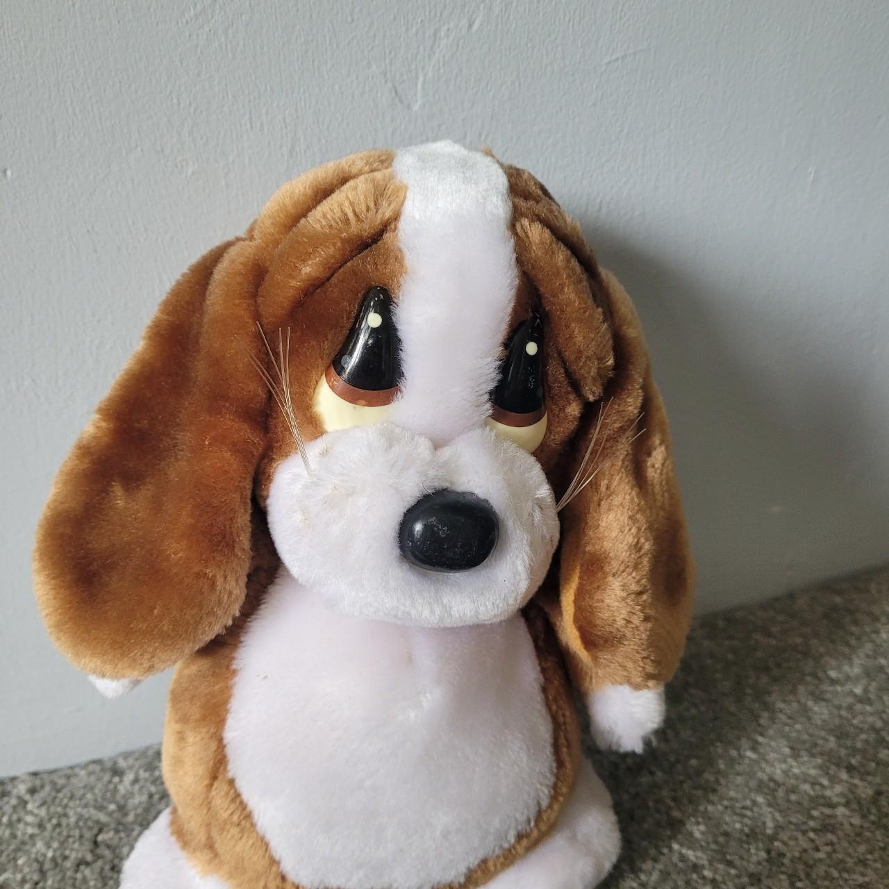 Applause Sad Sam Plush Soft Toy Dog Brown And White