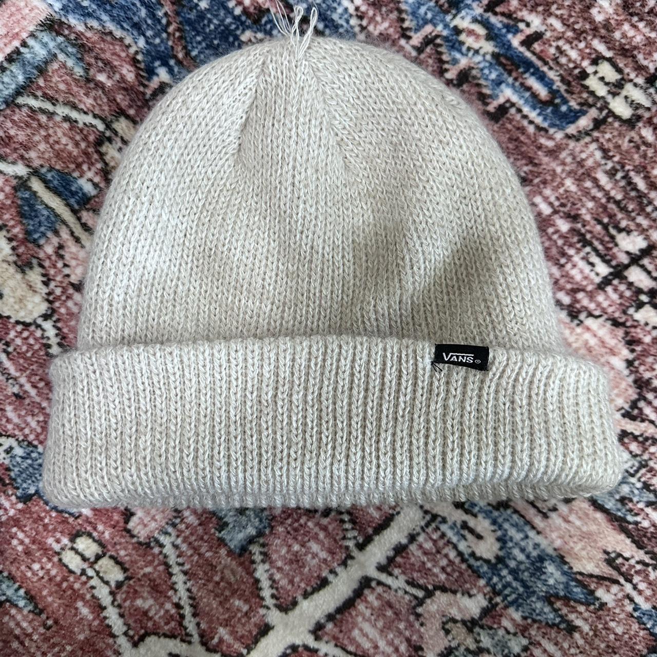 Tan Vans beanie #beanie #vansbeanie #vans... - Depop