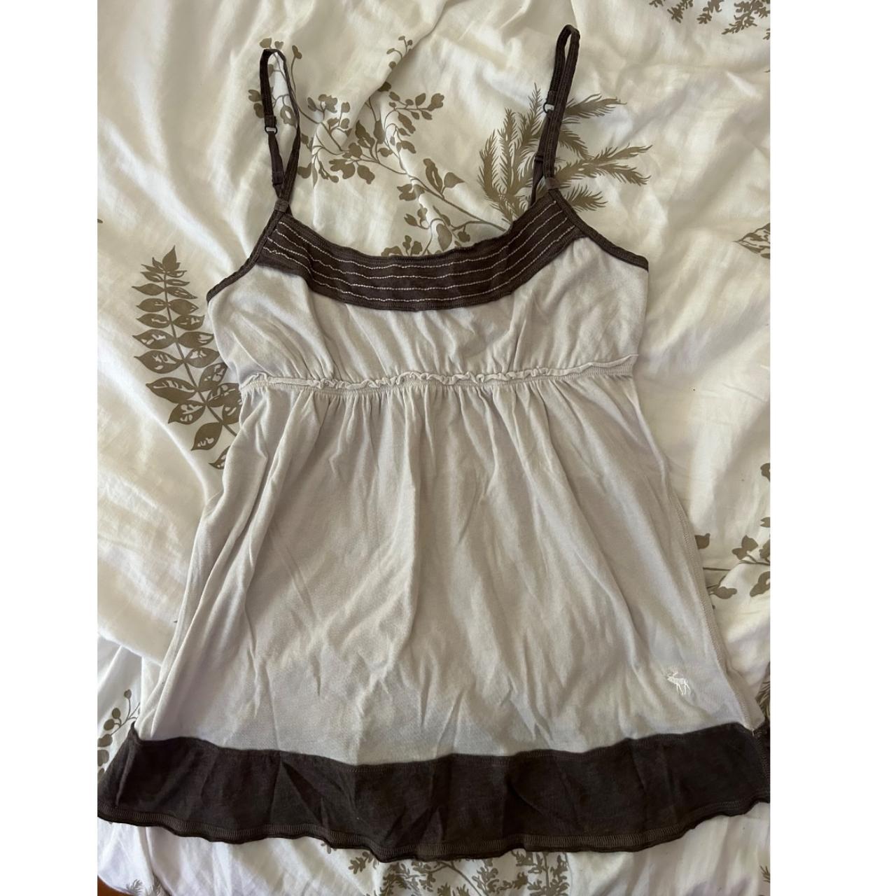 Abercrombie & Fitch babydoll tank top Size L,... - Depop