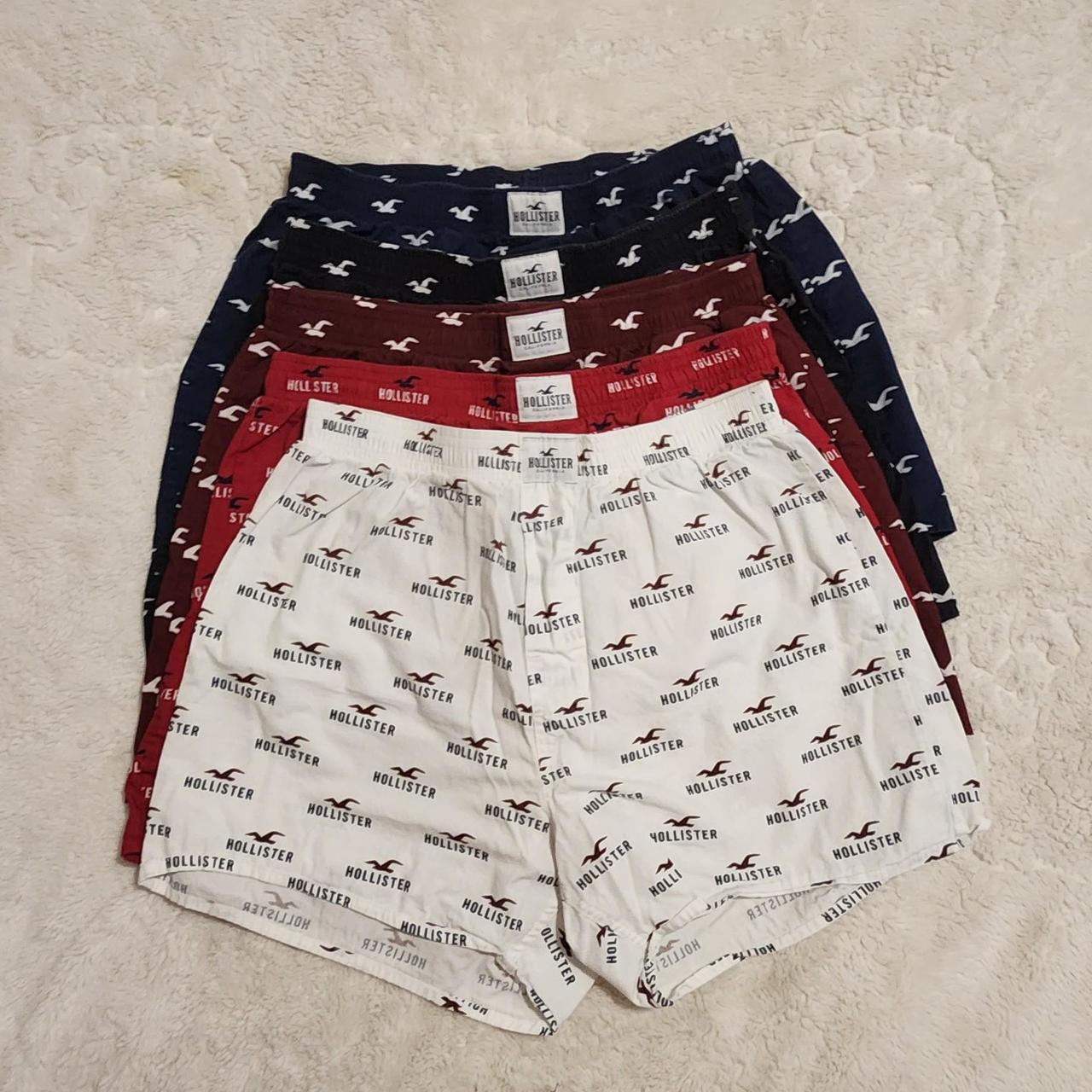 Hollister 5 pack boxers Originally $60 Blue, black,... - Depop