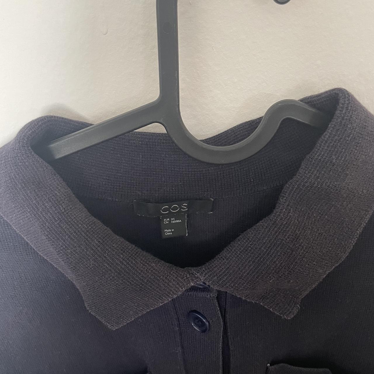 COS Women's Blue Cardigan | Depop