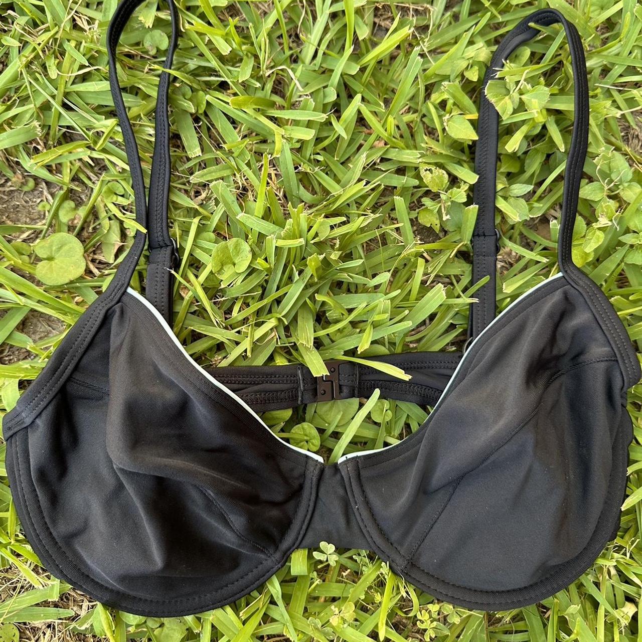 2000s tropical bikini set 🌴 baby blue detail beach... - Depop