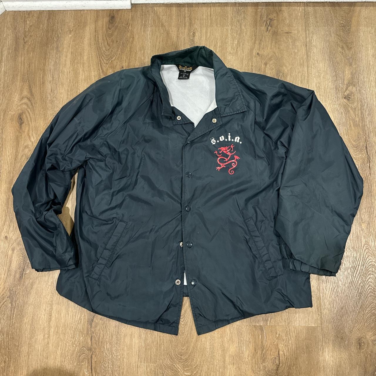 Sick of it All Windbreaker Printed on Auburn... - Depop Sick of it All Windbreaker Printed on Auburn... - Depop
