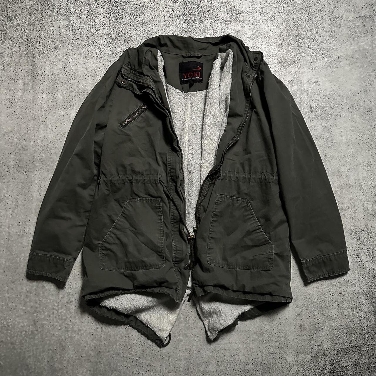 Vintage Yoki Japanese Inspired Zip Up Size - no... - Depop