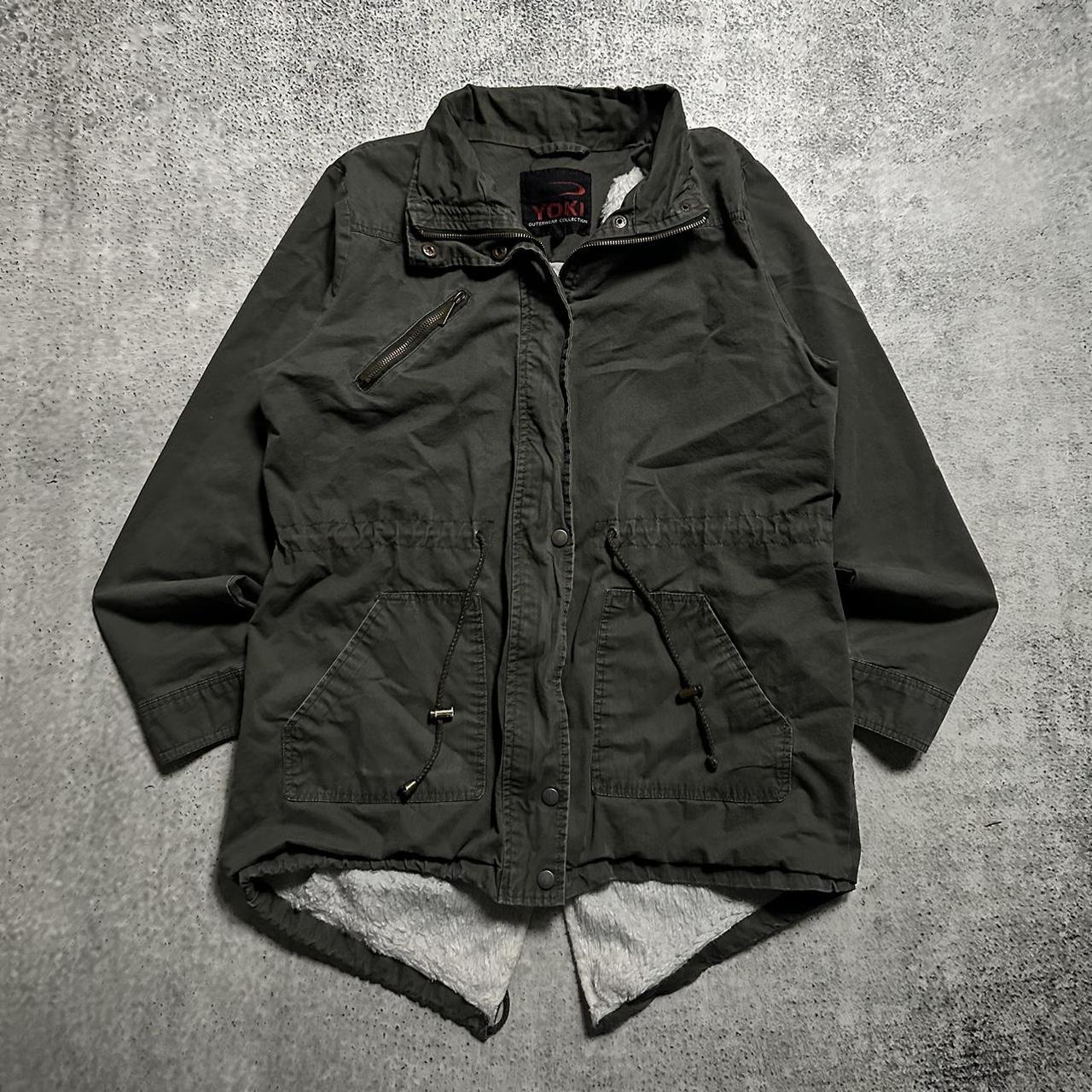 Vintage Yoki Japanese Inspired Zip Up Size - no... - Depop