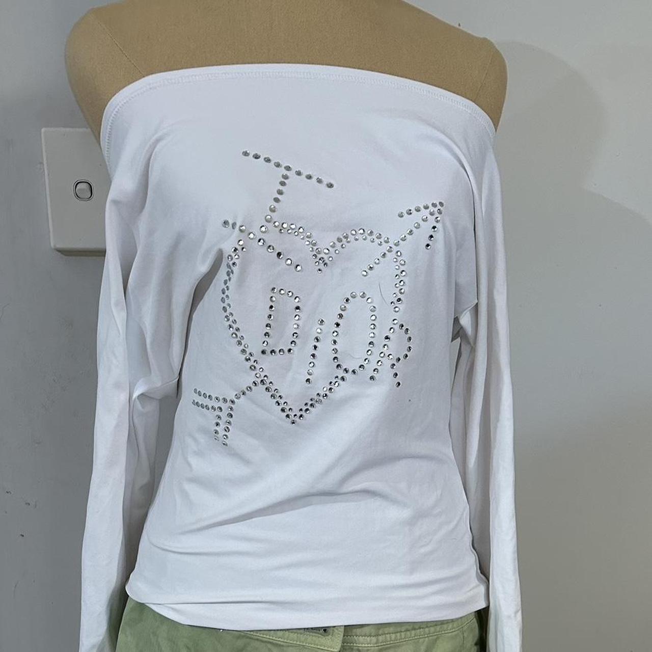 Christian Dior off the shoulder top Bought from a... - Depop