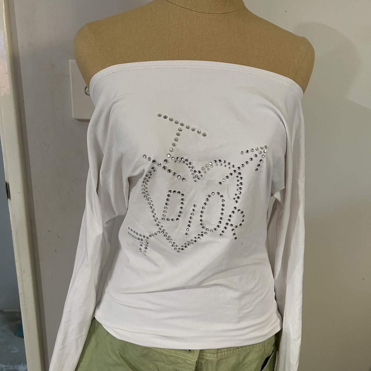 Christian Dior off the shoulder top Bought from a... - Depop