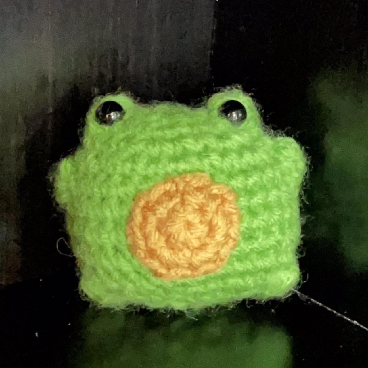 handmade crochet mini frog plush - $5 shipping - all... | Depop