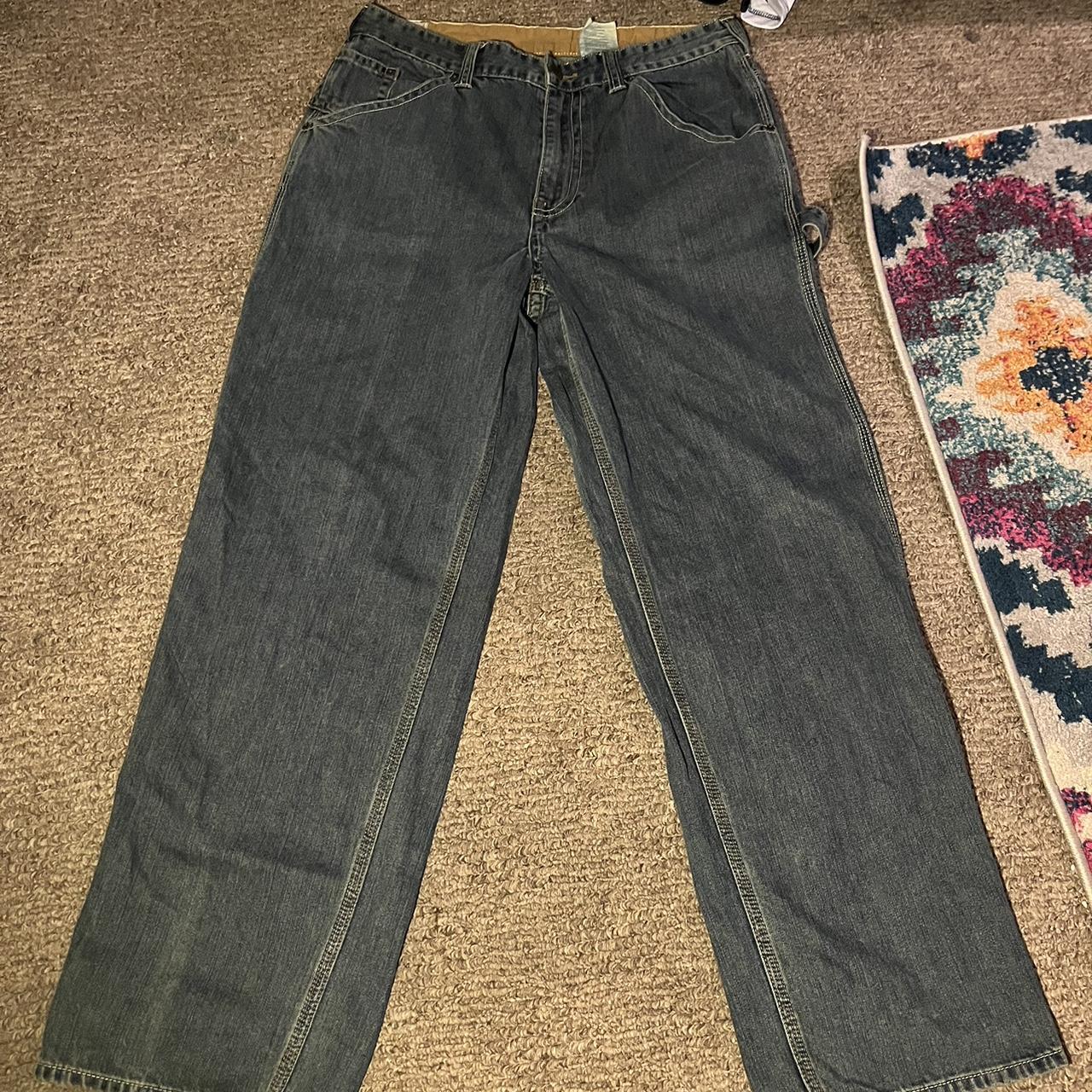 Timberland baggy denim! size 34/34 nice loose and... - Depop