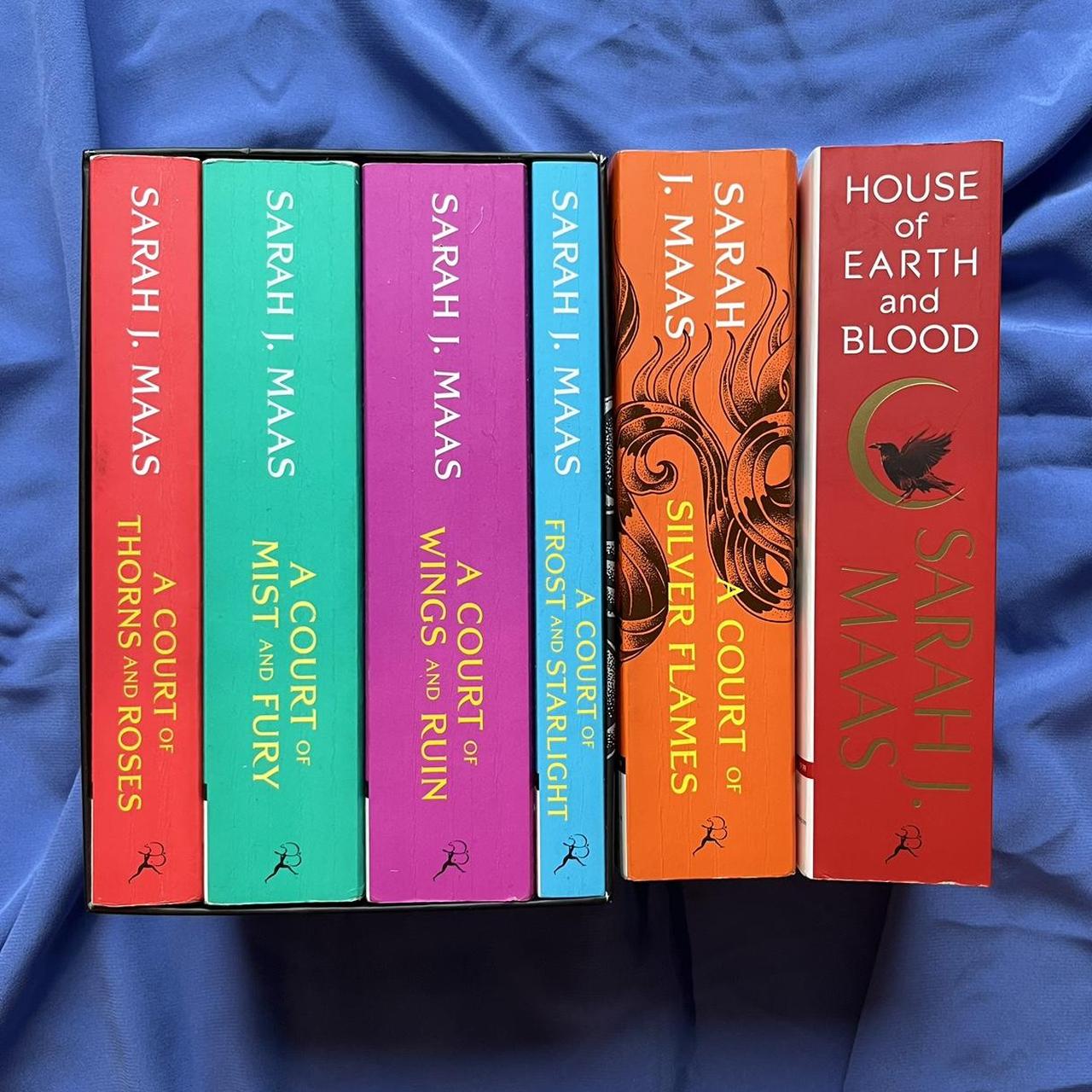 ACOTAR 4 book box set, A Court of Silver Flames, and... - Depop