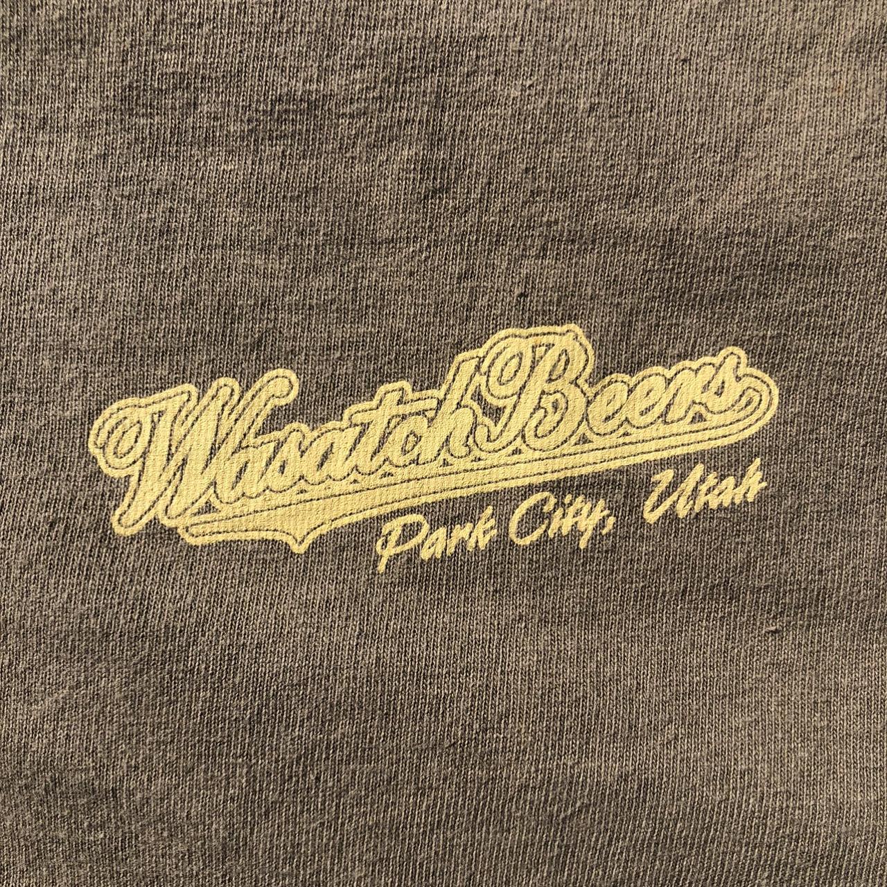 1990s GILDAN WASATCH BEERS POLYGAMY PORTER... - Depop