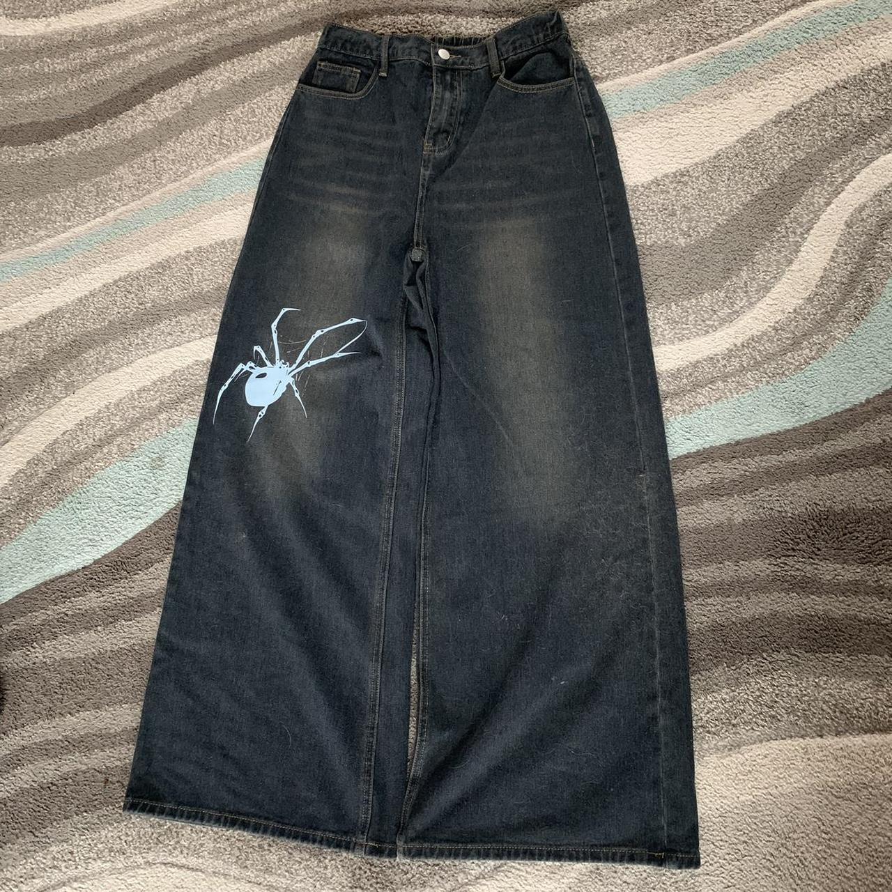 JNCO style baggy jeans Size- 28-32 (elastic... - Depop