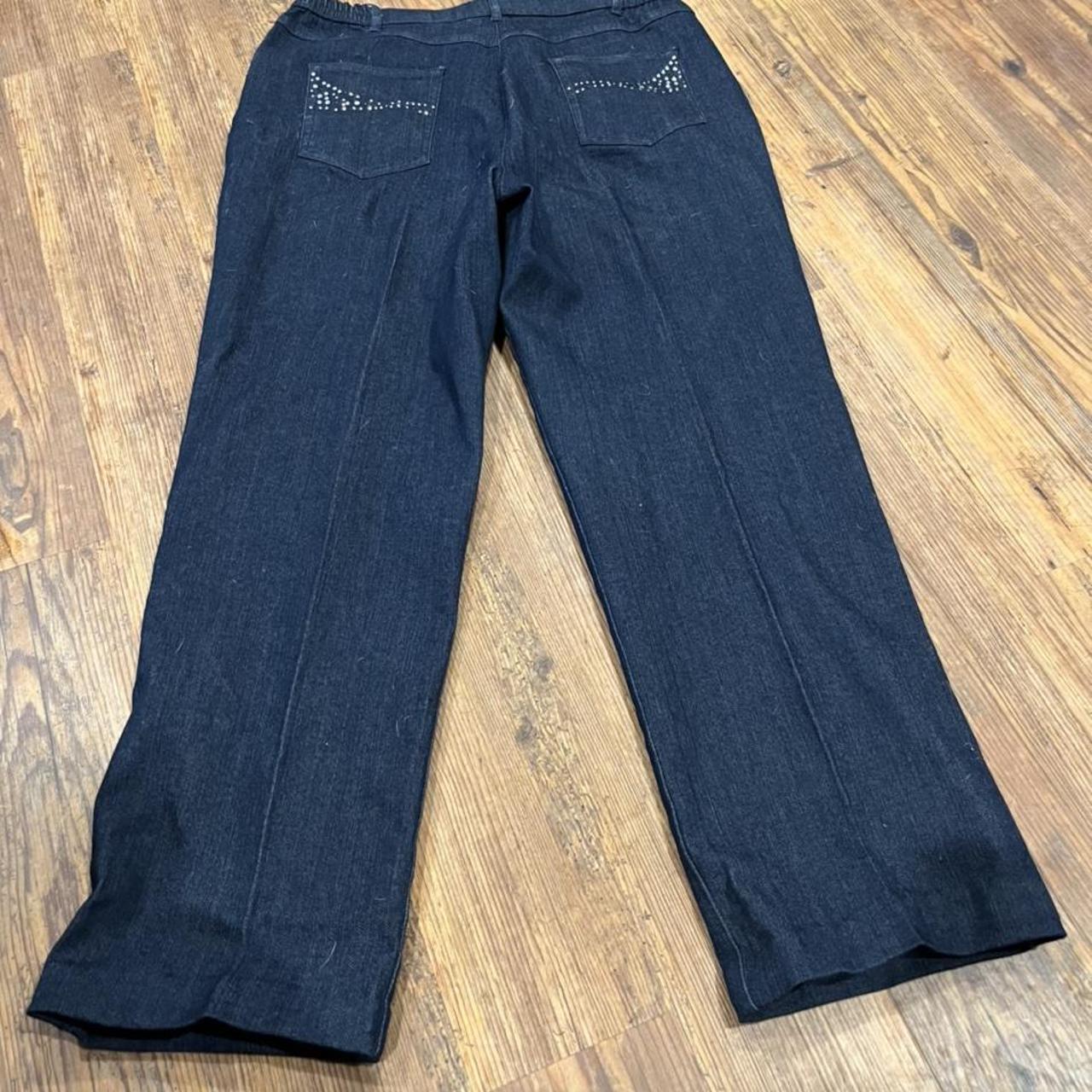 Allison Daley Pull On Straight Leg Jeans Women's... - Depop
