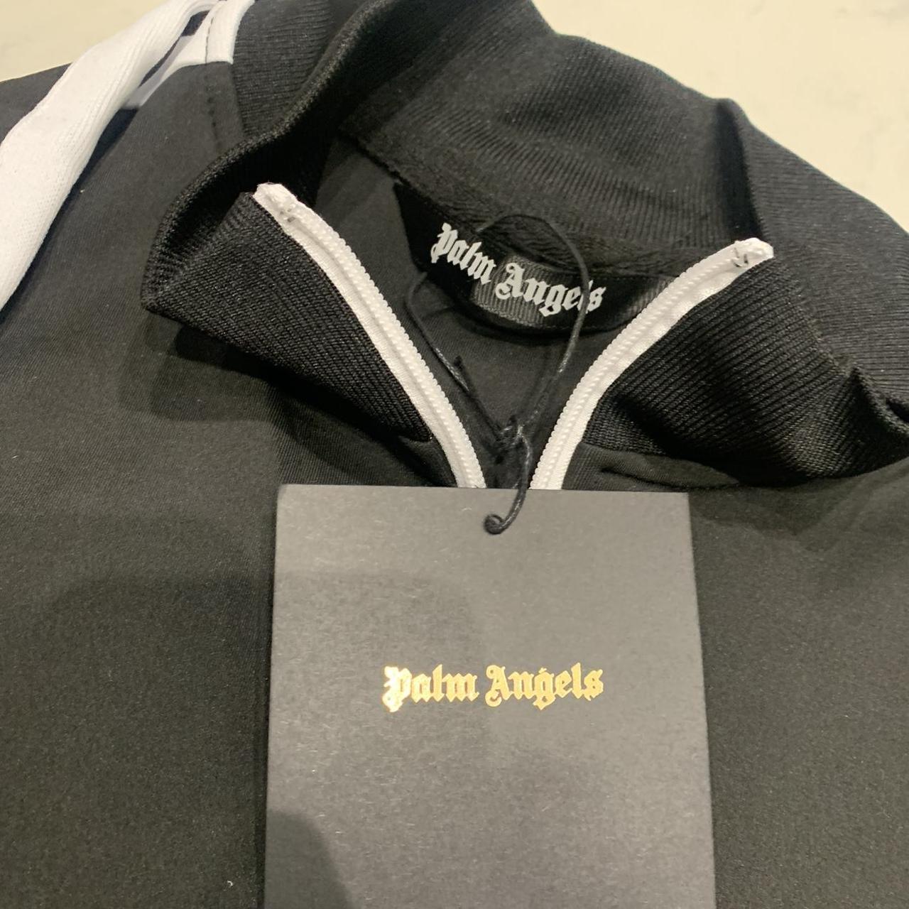 Plam angle tracksuit black and white Brand... - Depop