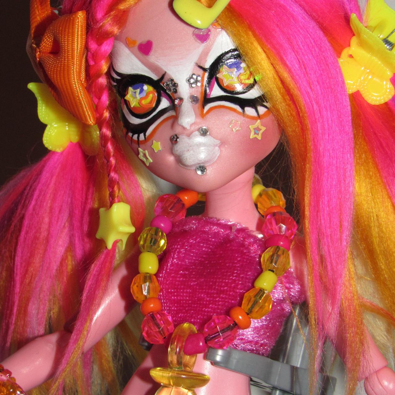 Monster High Lagoona Gyaru OOAK Custom Doll Msg... | Depop