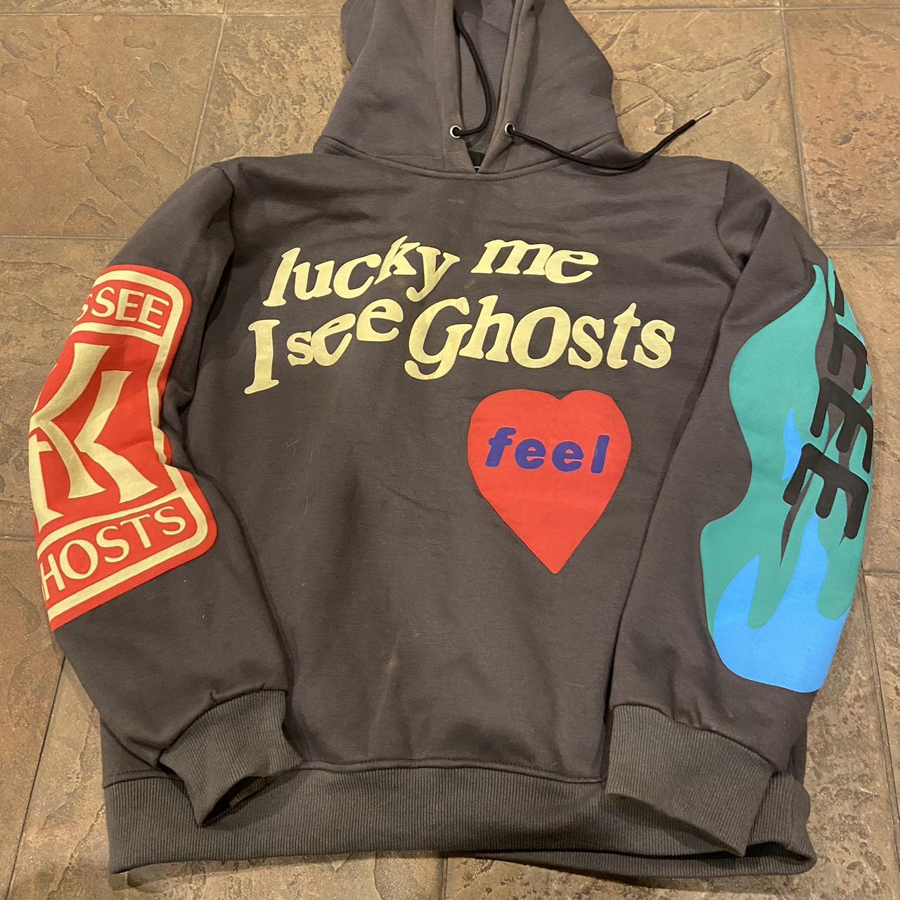 Kanye West "Lucky Me I See Ghosts" hoodie #KanyeWest... - Depop