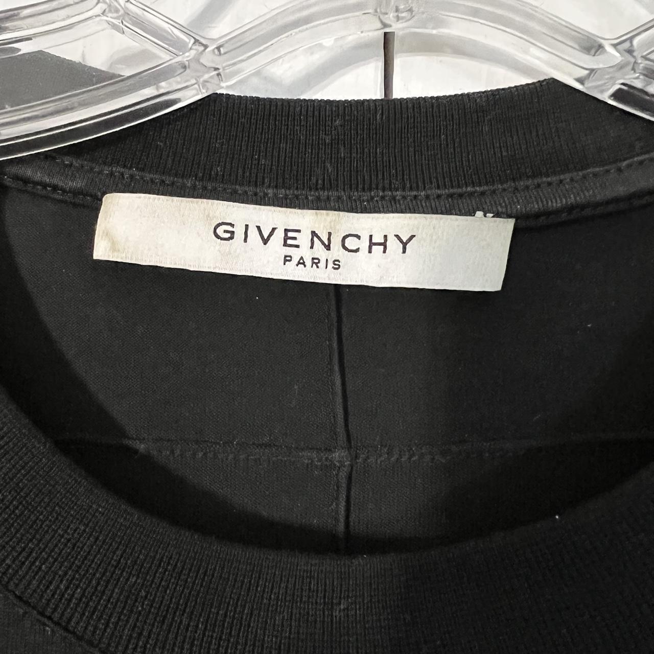 Givenchy Red Rose Logo Graphic T-shirt Runs big Size... - Depop