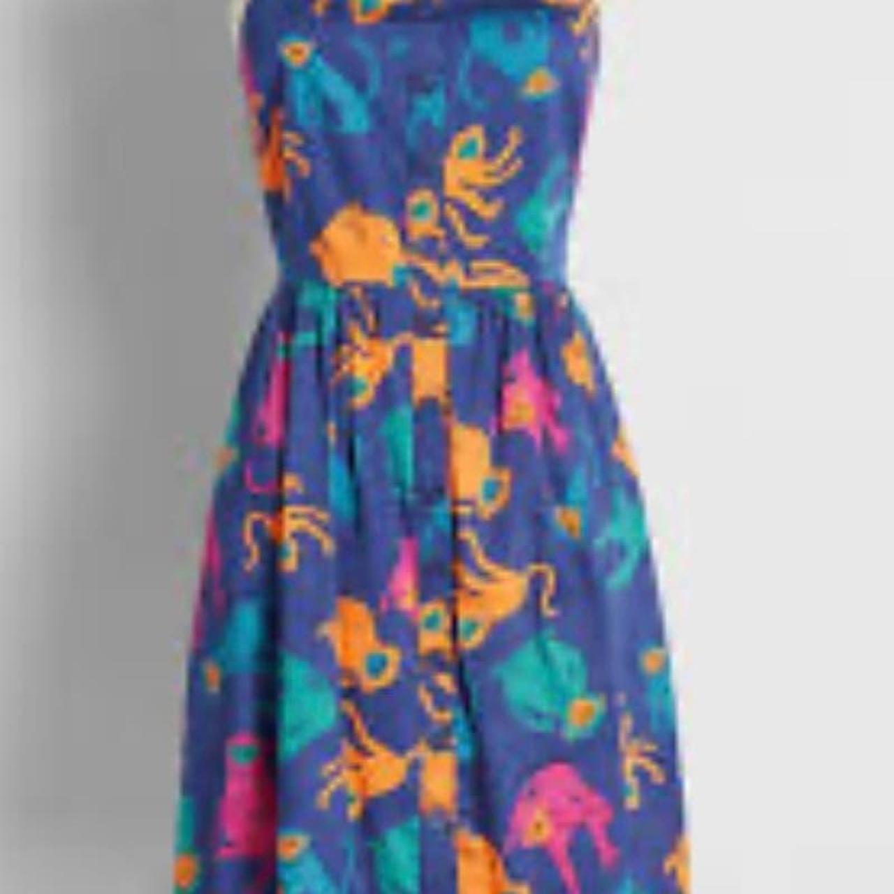 MSRP 109 In a hand-drawn print from our ModCloth... - Depop