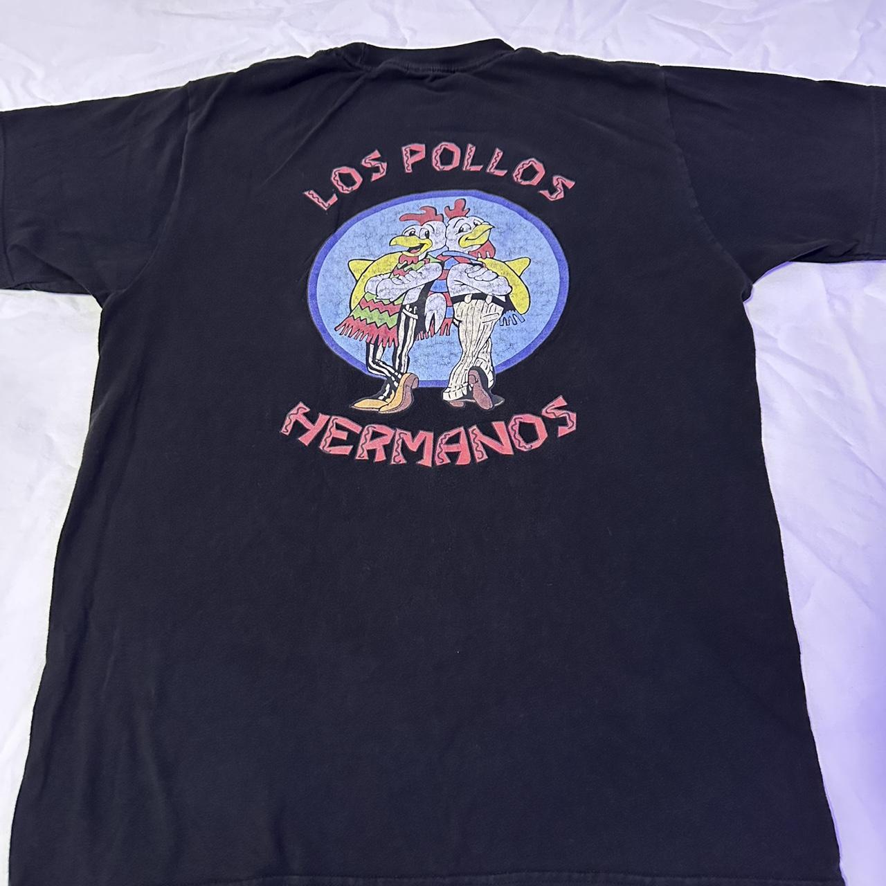 Los Pollos Hermanos breaking bad merch graphic tee... | Depop