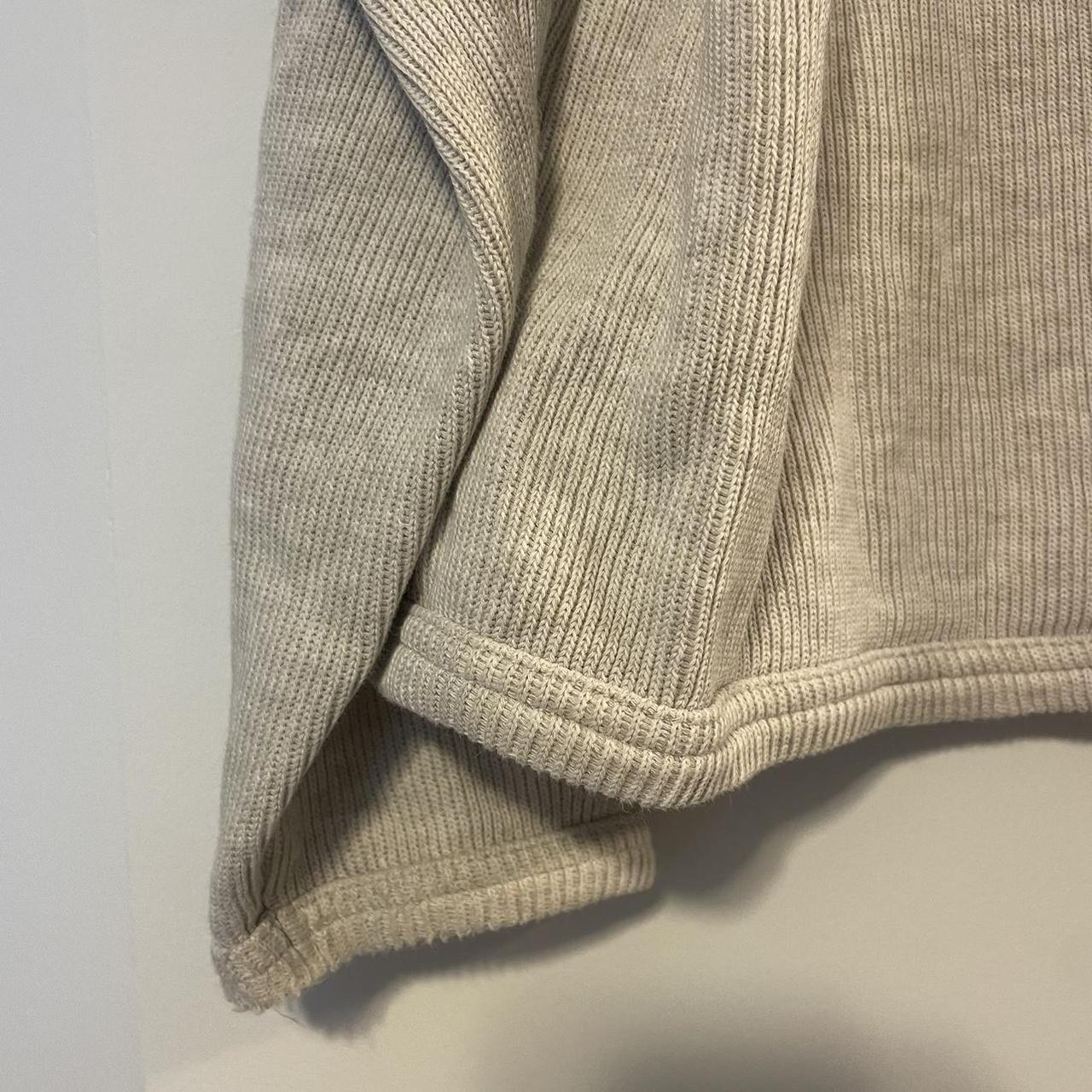 Eddie Bauer 100% cotton cream colored button up... - Depop