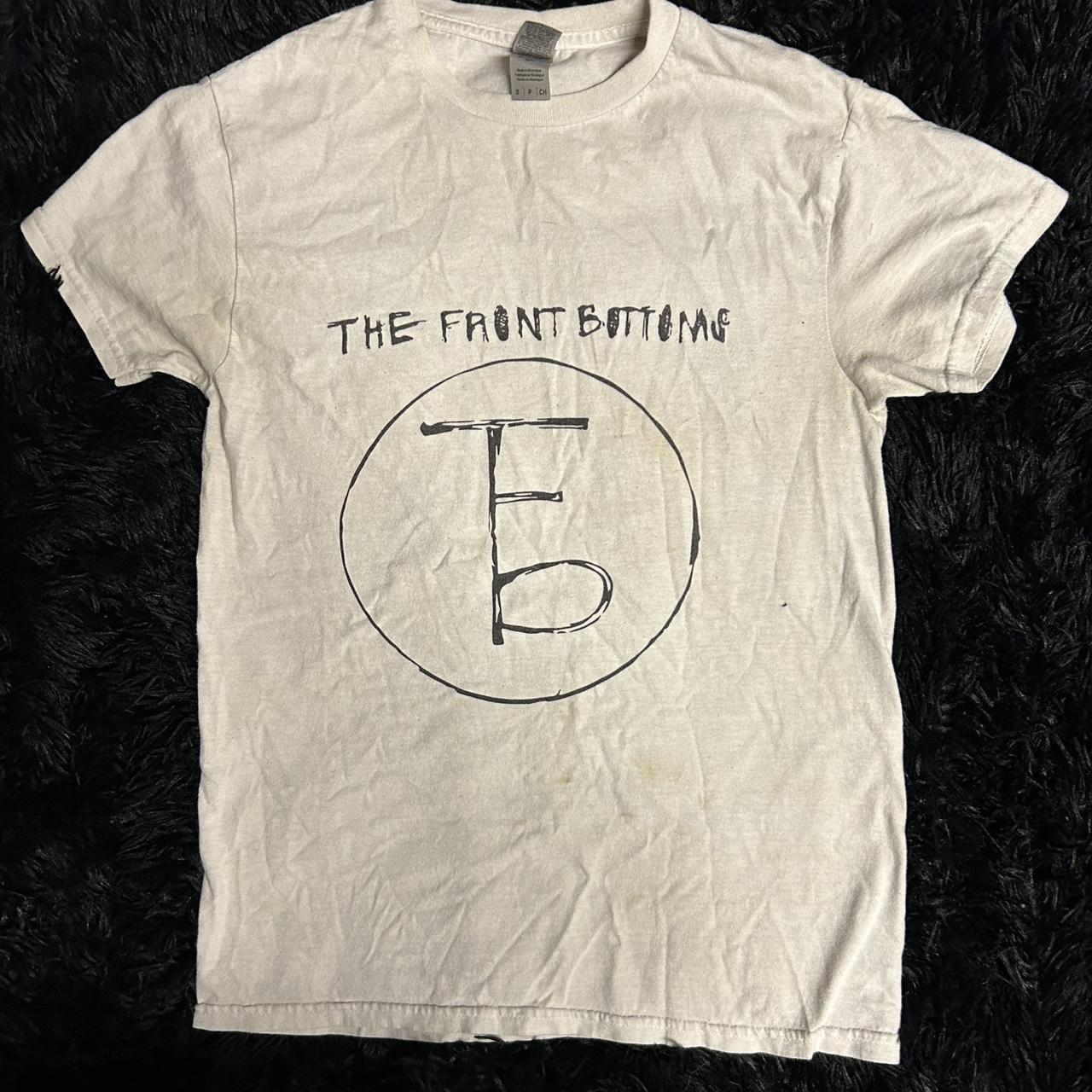 the front bottoms band tee shirt size s flaws:... | Depop