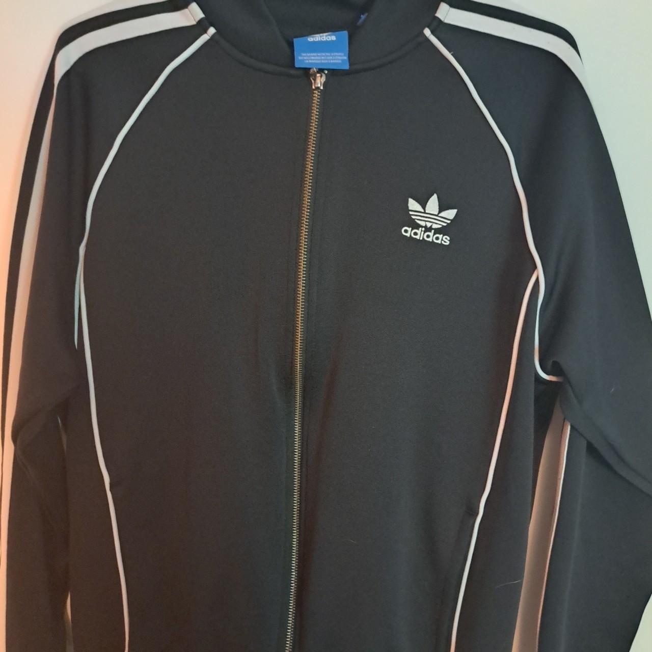 Adidas Zip up jacket. It's hardly been worn,... - Depop