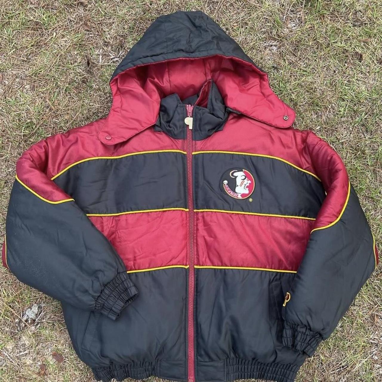 Vintage FSU Reversible Puffer Jacket - Depop