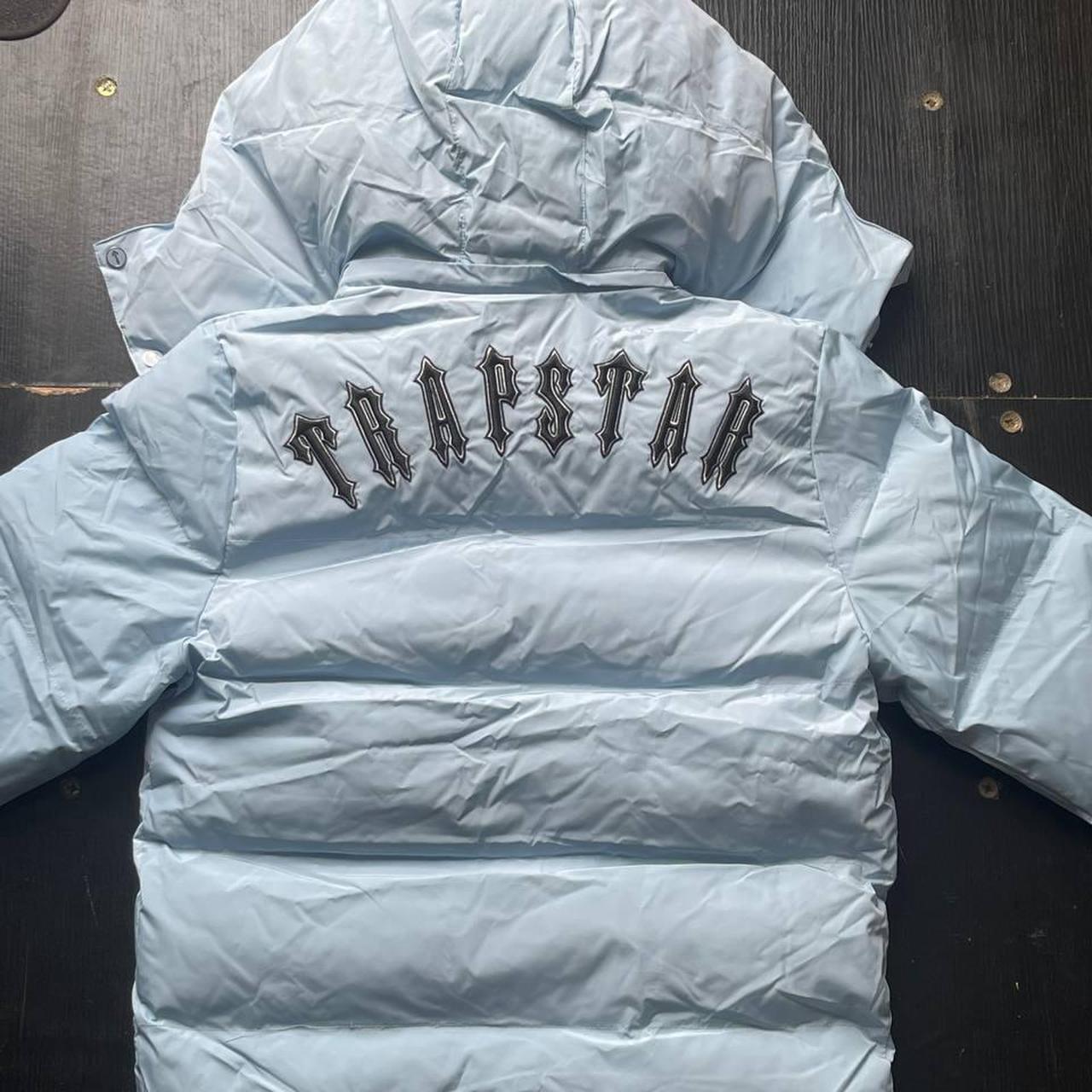 Trapstar Hyperdrive Detachable hooded puffer jacket... - Depop