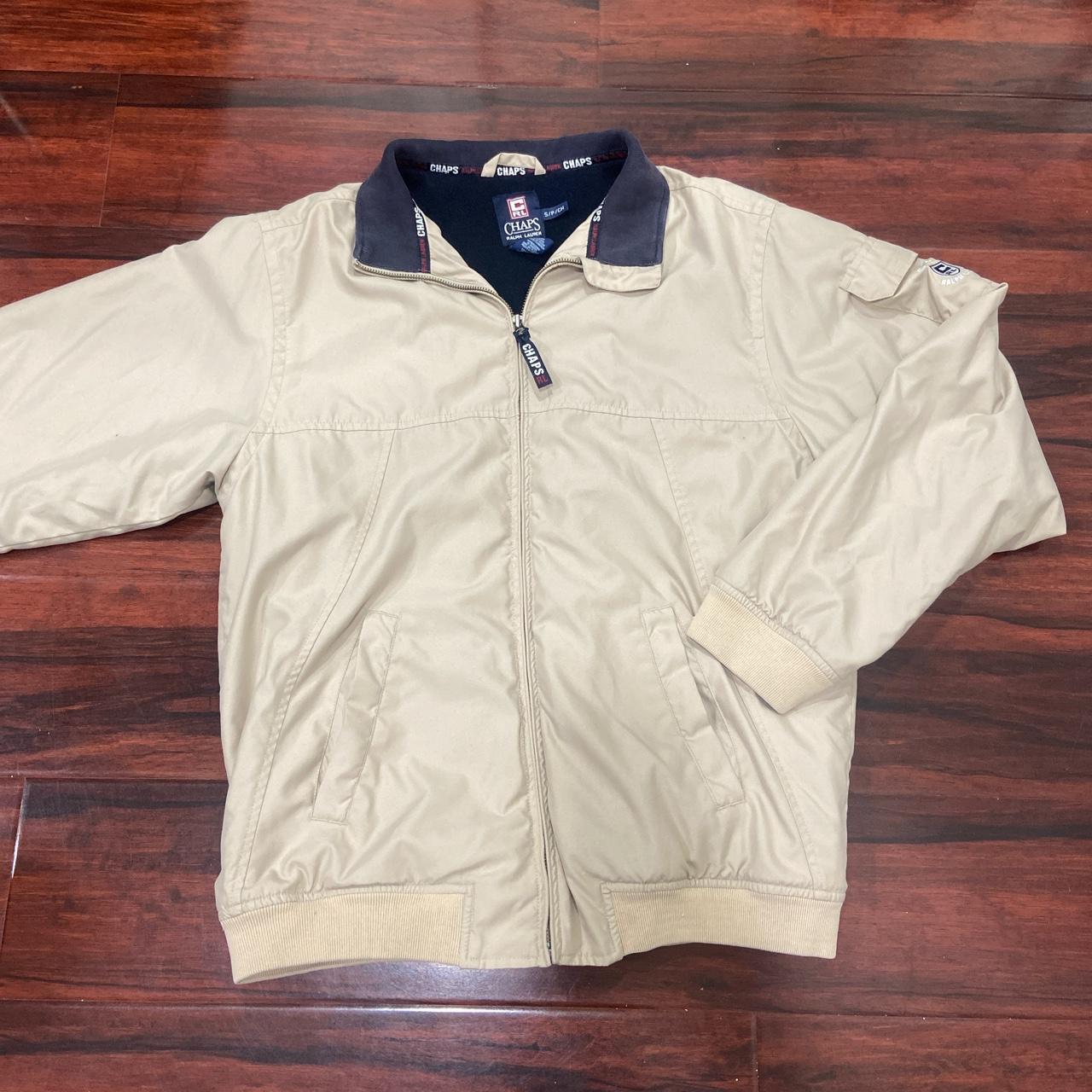 Chaps Men's Cream Jacket | Depop