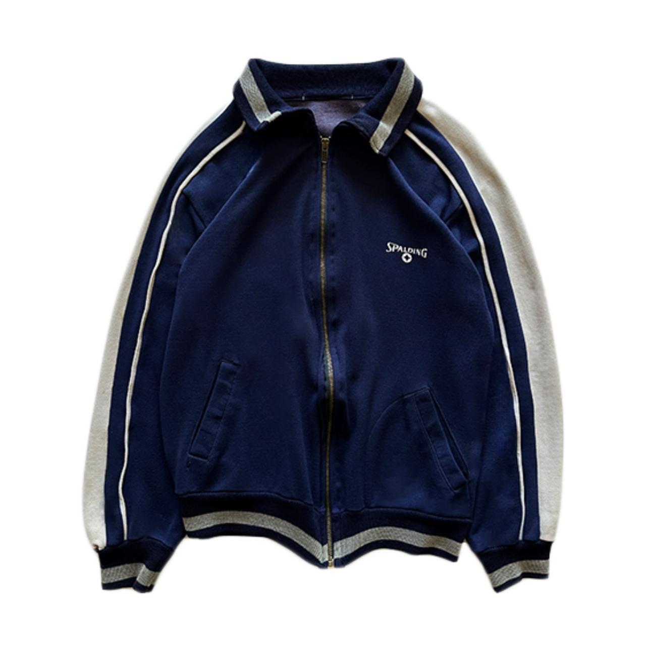 Vintage 90s Spalding TrackSuit Jacket Condition:... - Depop