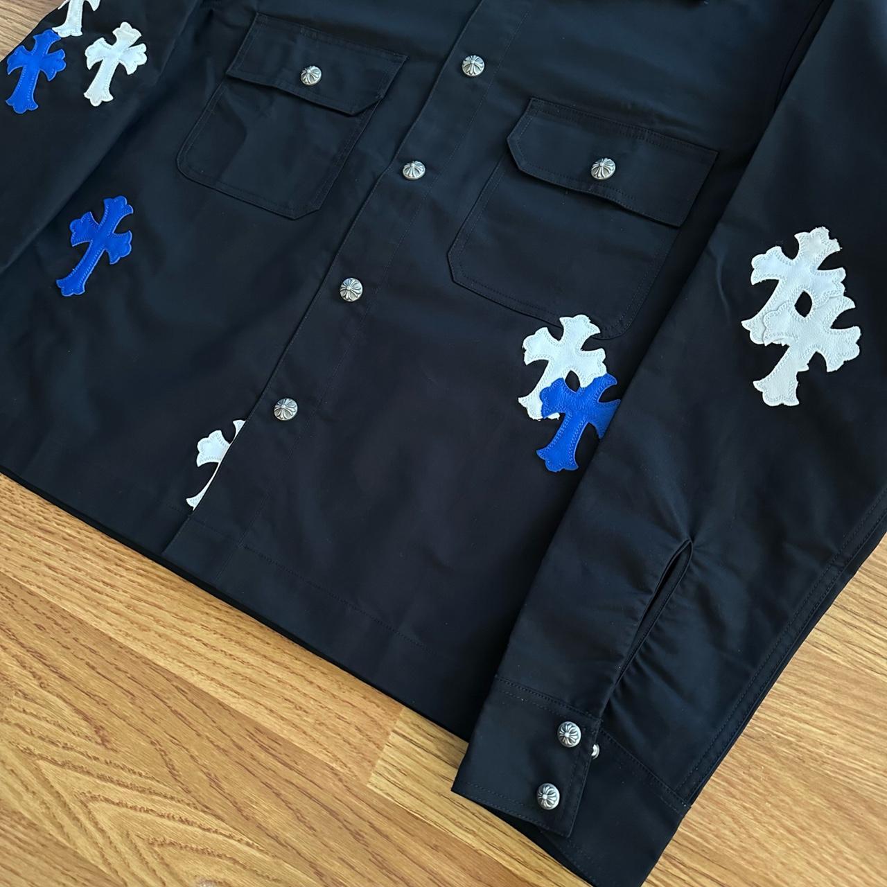 Chrome Hearts Jacket 16 CH patches Size tag... - Depop