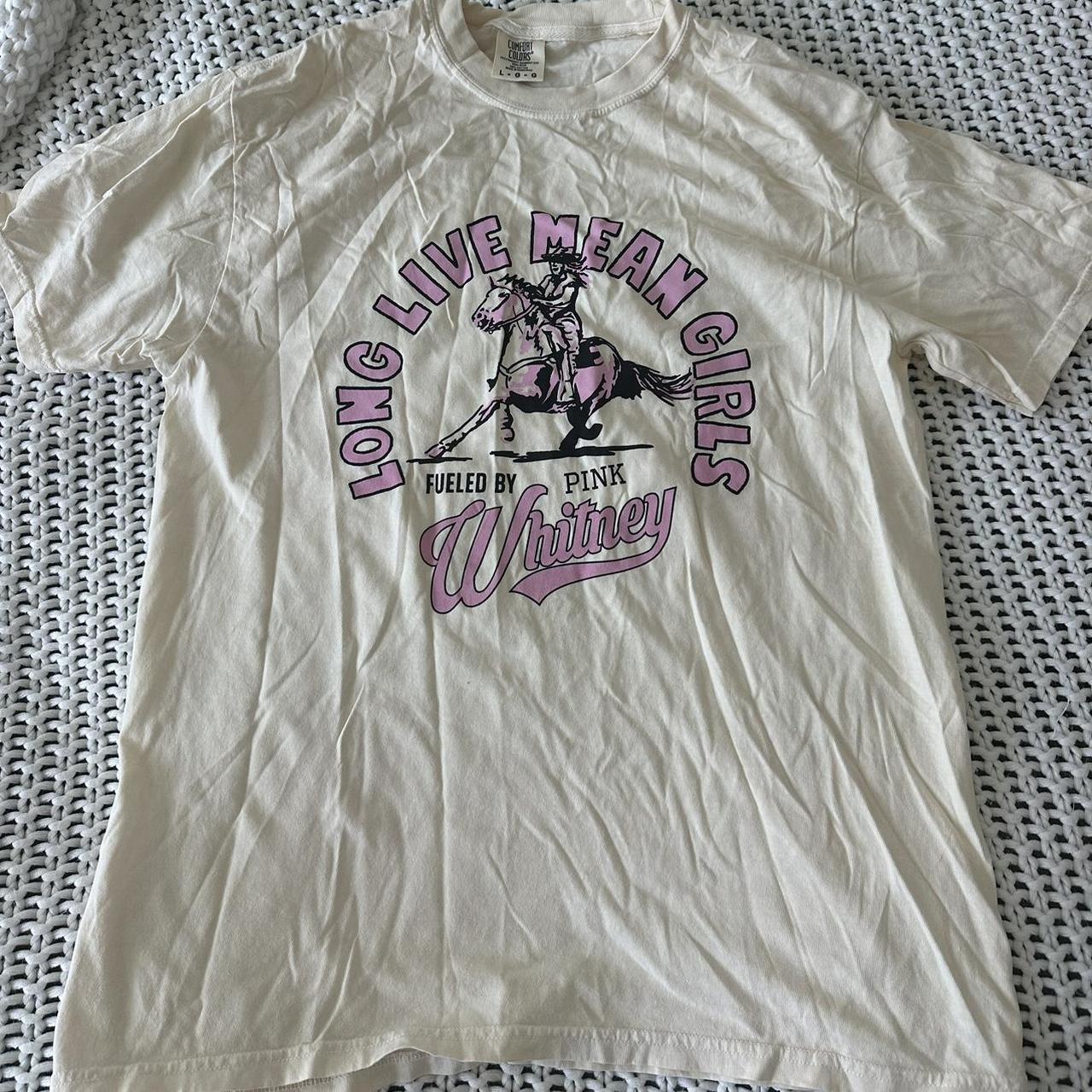 pink whitney shirt - Depop