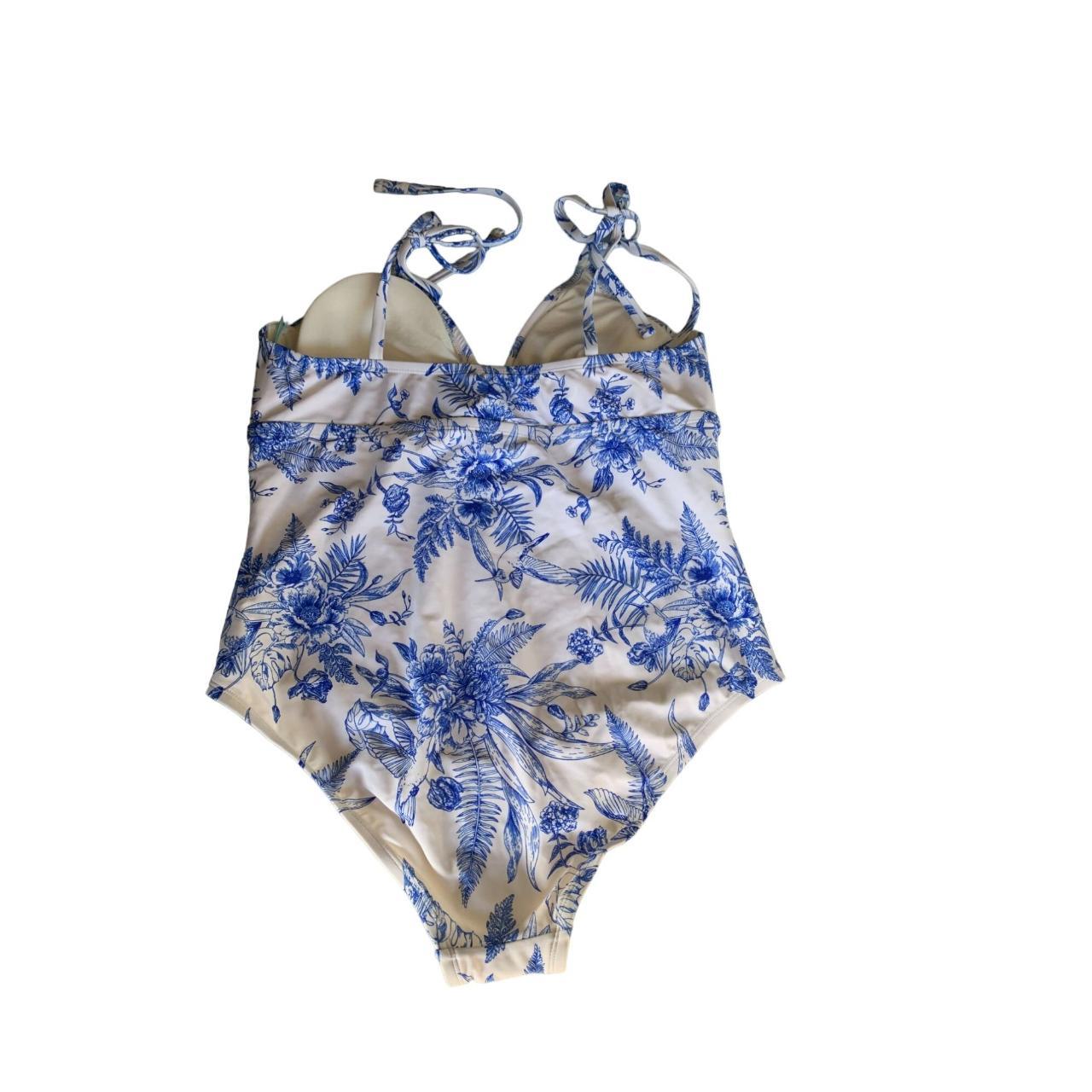 Kona Sol Women's Blue Swimsuit-one-piece | Depop