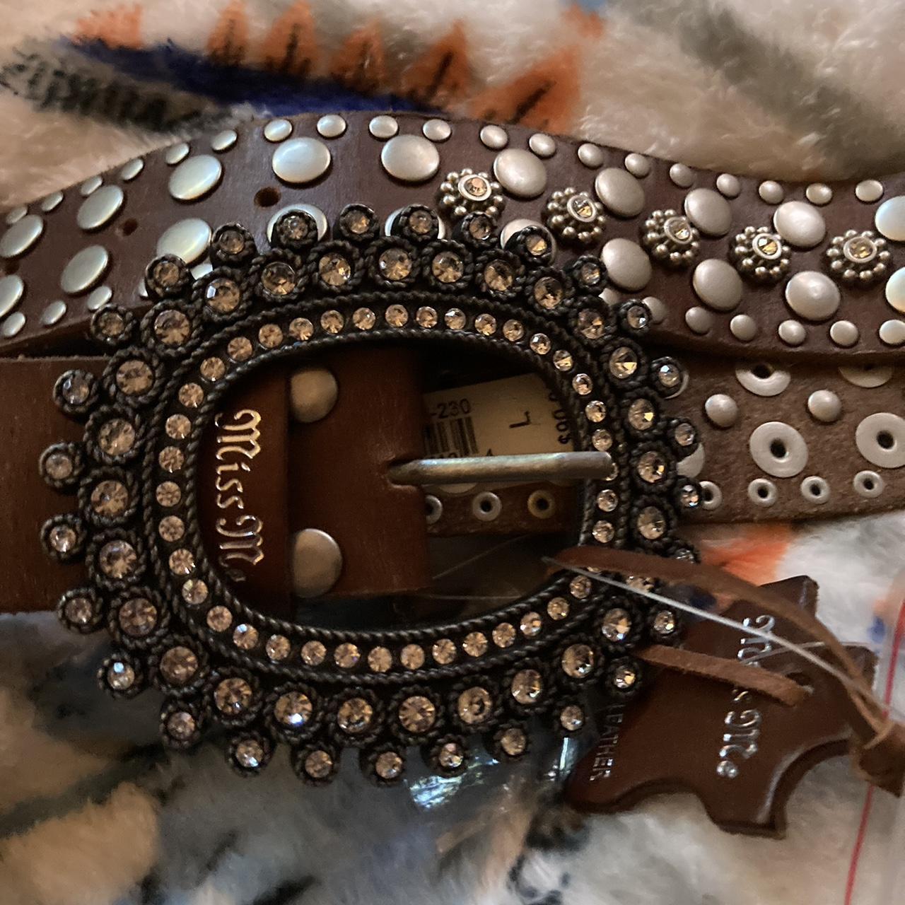 brand new miss me belt with tags, never worn paid... - Depop