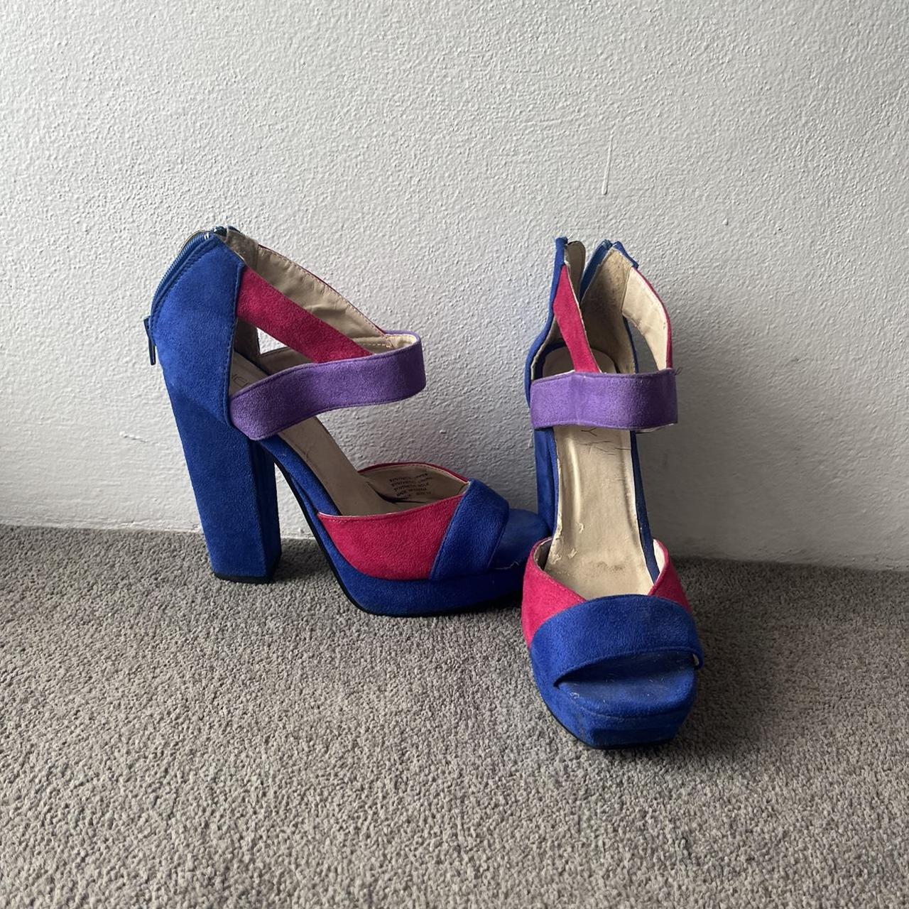 THERAPY - colour block heels. Worn 2/3 times. Size... - Depop