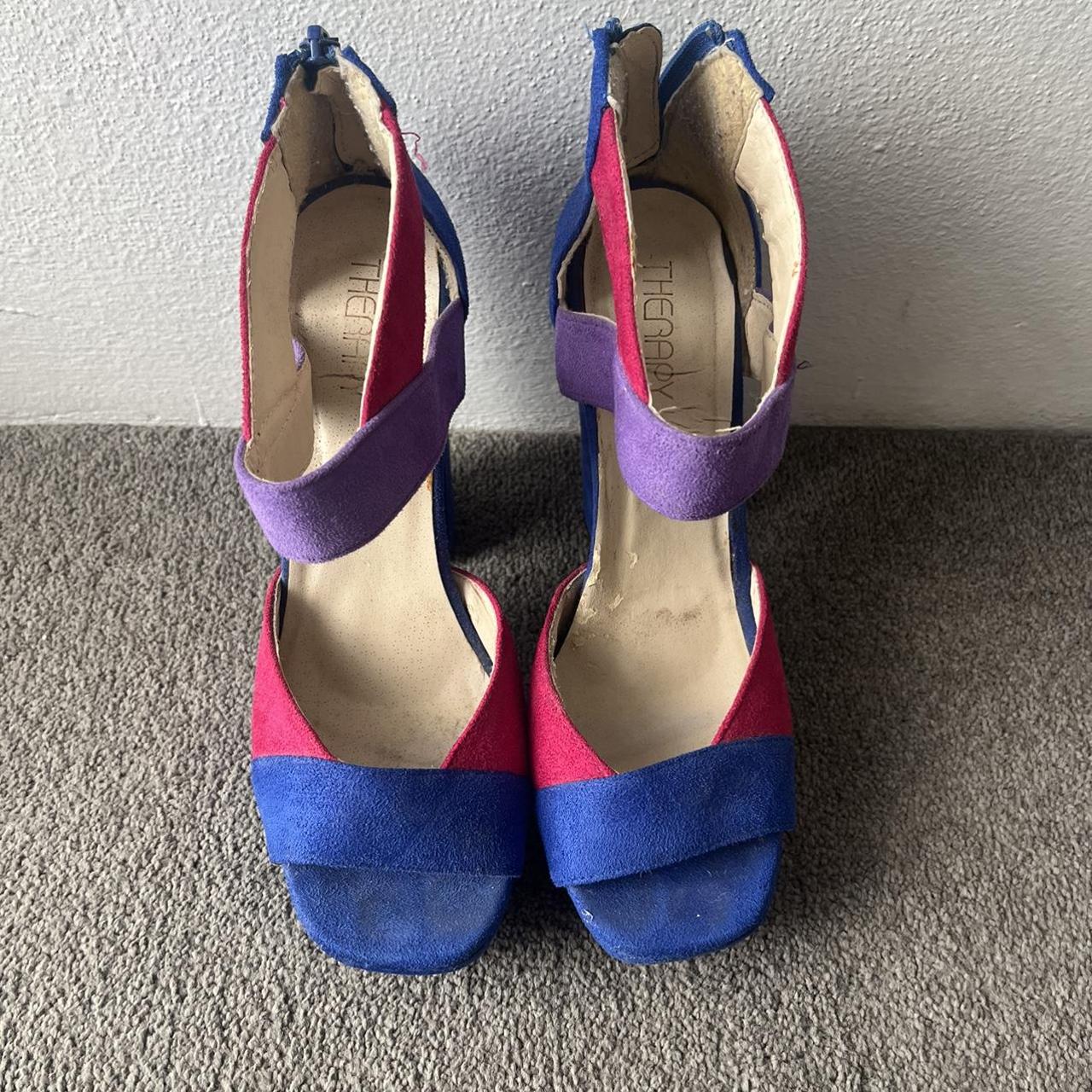 THERAPY - colour block heels. Worn 2/3 times. Size... - Depop
