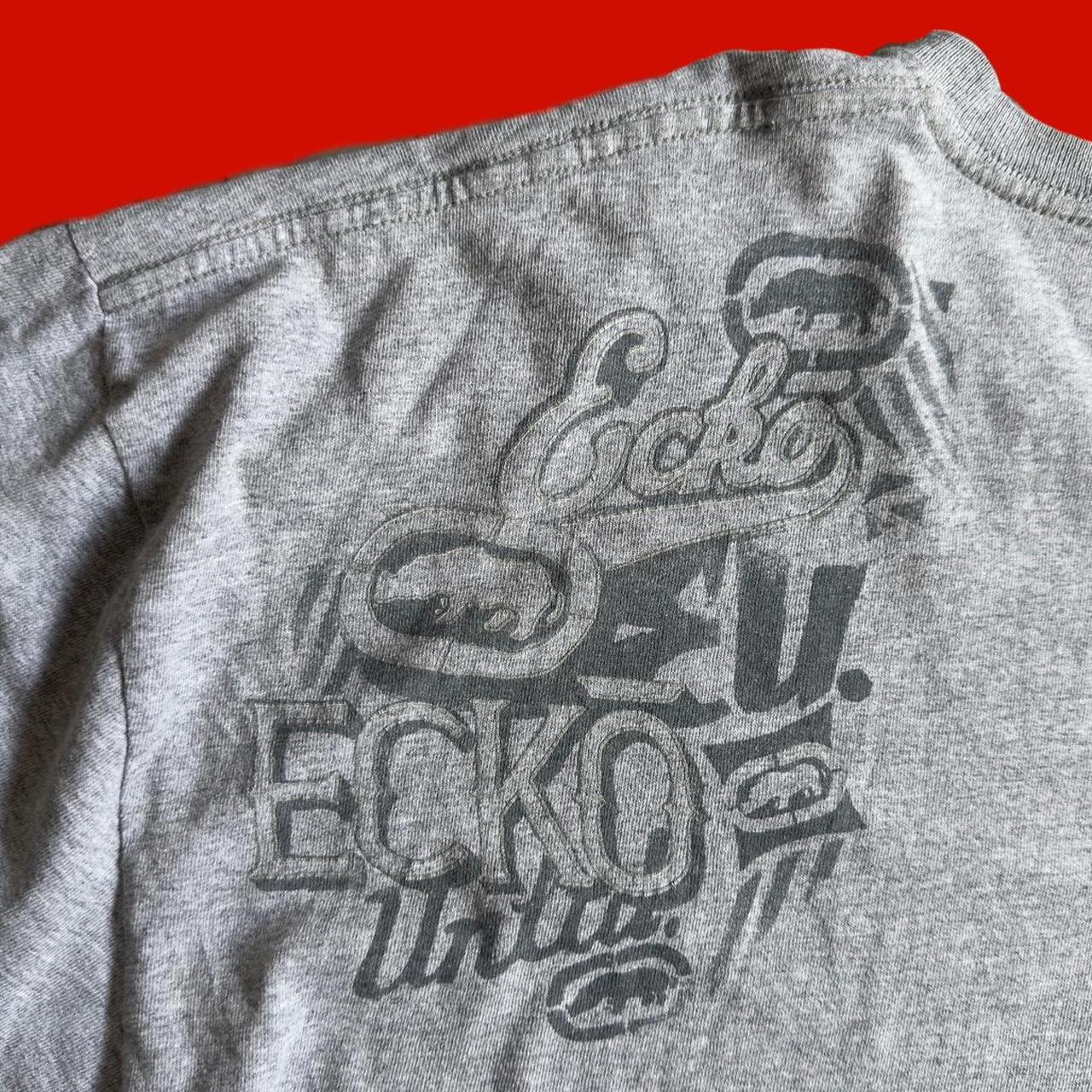 Vintage Ecko Untld. All Over Print Graphic Tee Shirt... - Depop