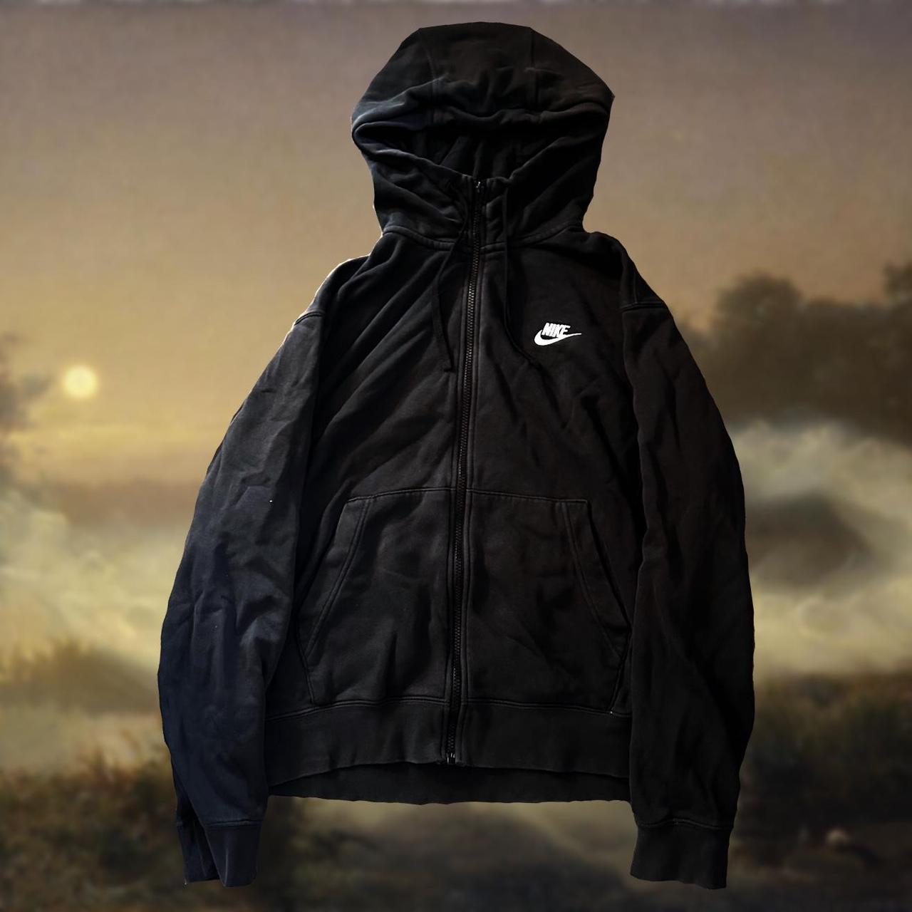 Nike Tech Embroidered Logo Zip Up Hoodie Jacket... - Depop