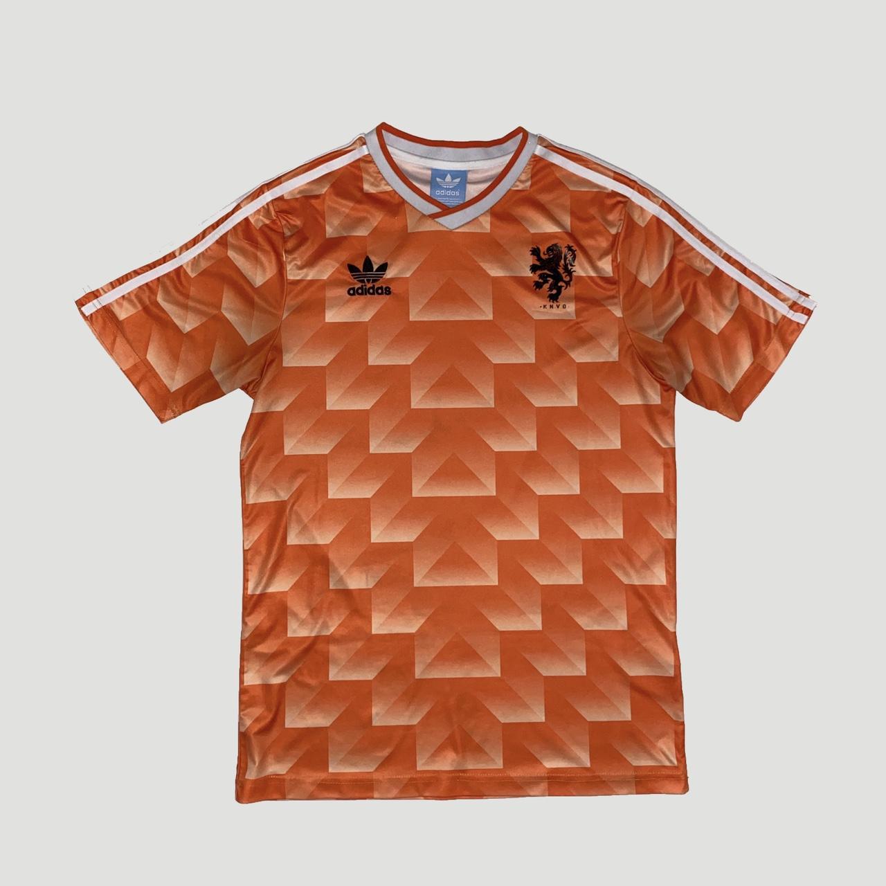 Vintage Adidas Netherlands Football shirt Size... - Depop