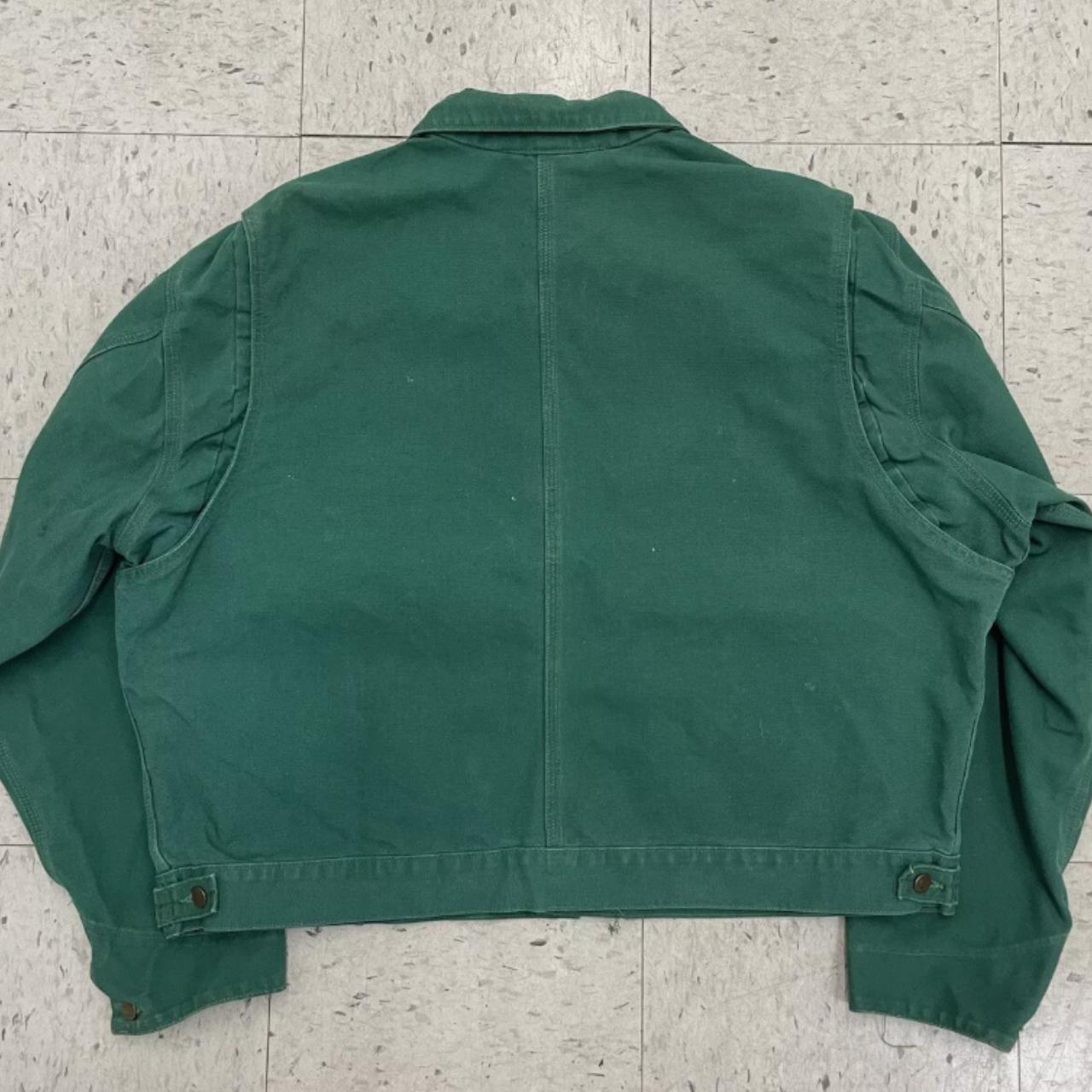 Vintage Carhartt Chore Jacket JU1058 Unlined Trucker... - Depop