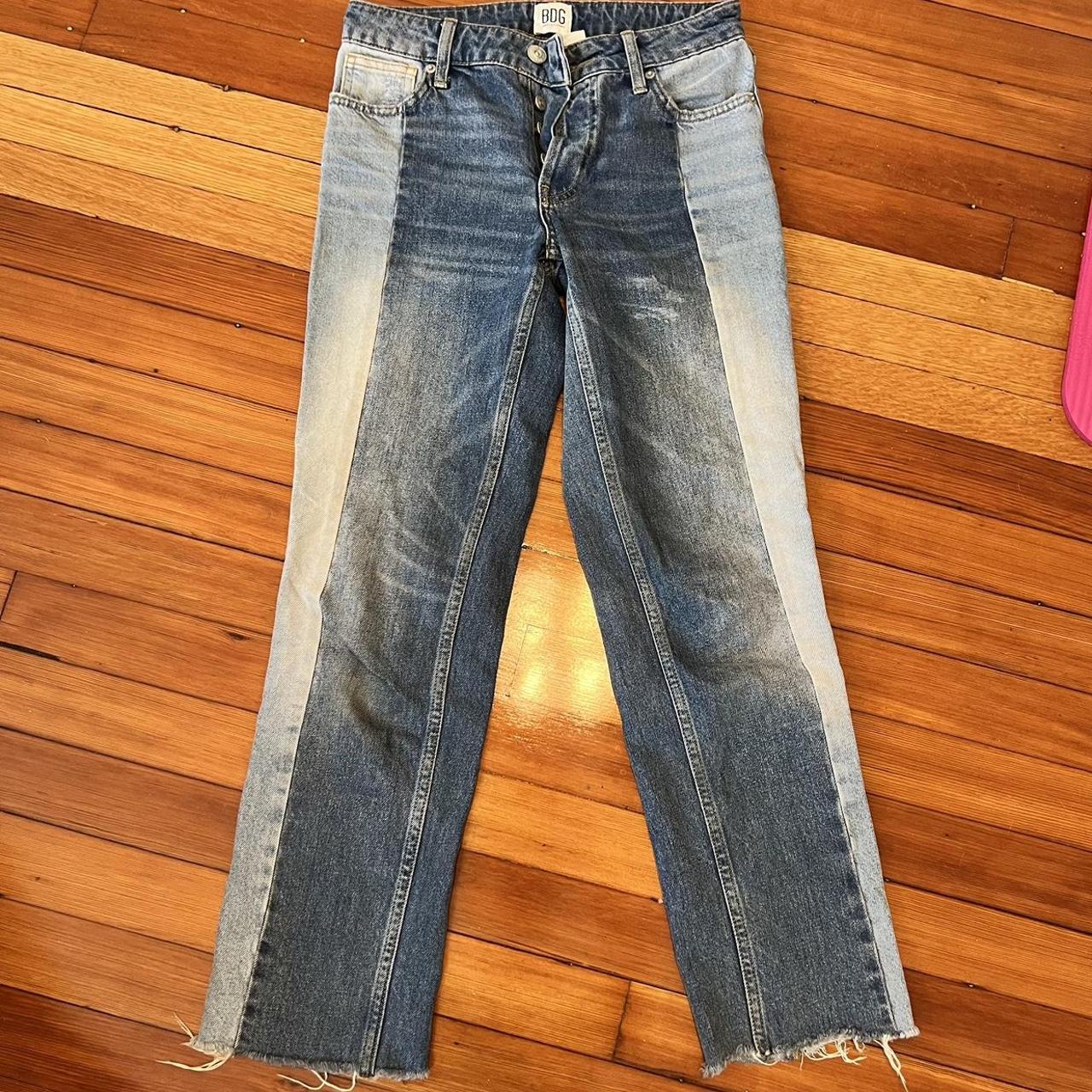 BDG DENIM JEANS soo cute and flattering, raw hem,... - Depop