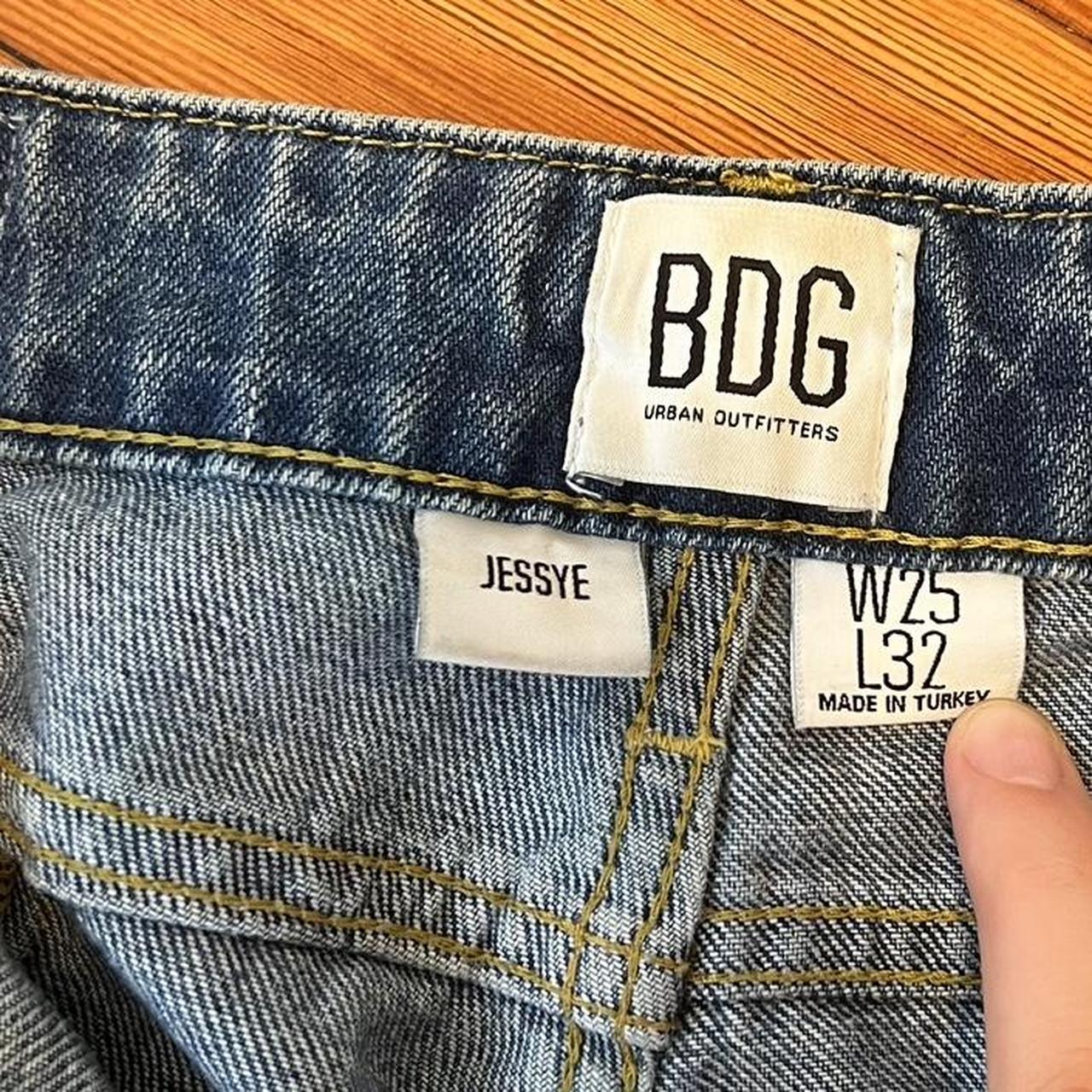 BDG DENIM JEANS soo cute and flattering, raw hem,... - Depop