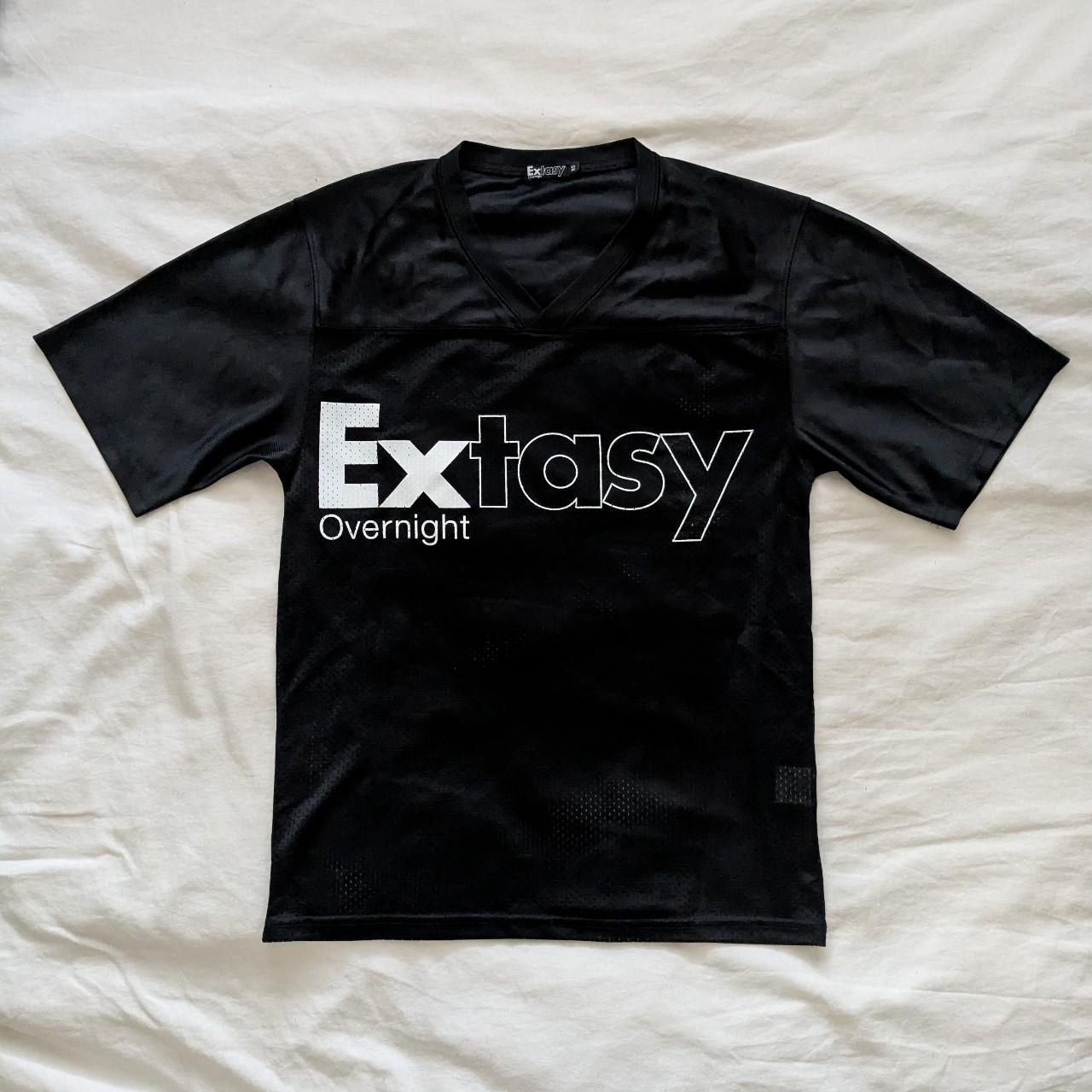 Extasy overnight football jersey (rare/sold... | Depop
