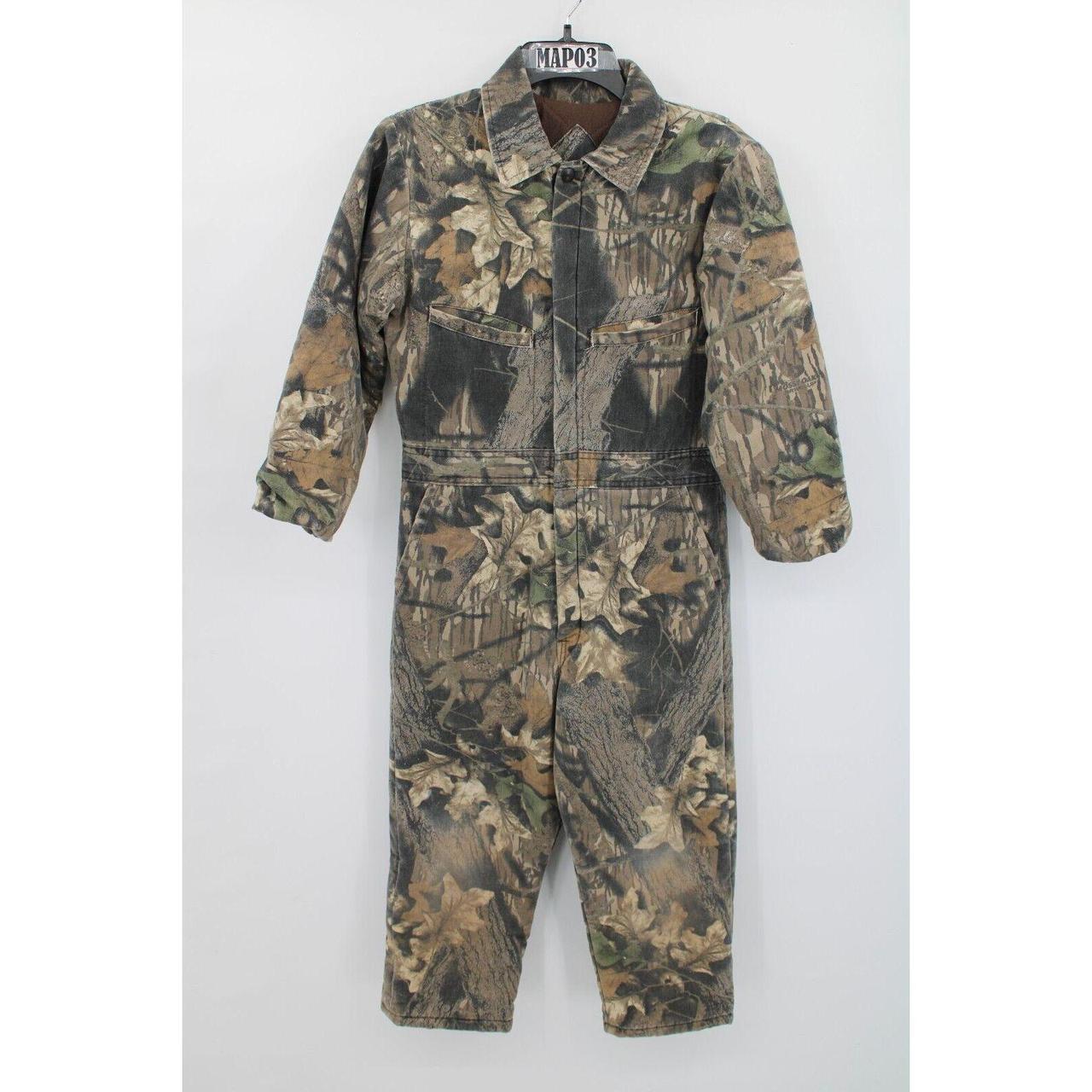 MOSSY OAK BOYS MEDIUM INSULATED COVERALLS CAMOFLAUGE... - Depop