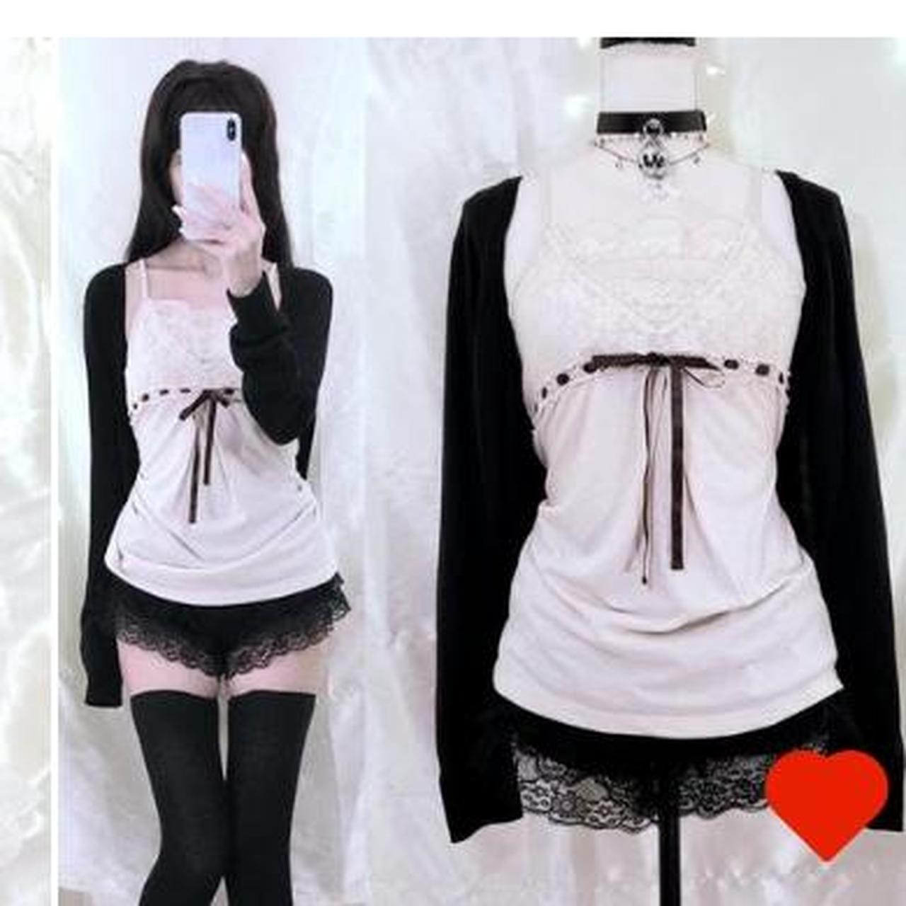 iso horror protagonist clothing, miku or tenorikuma... - Depop