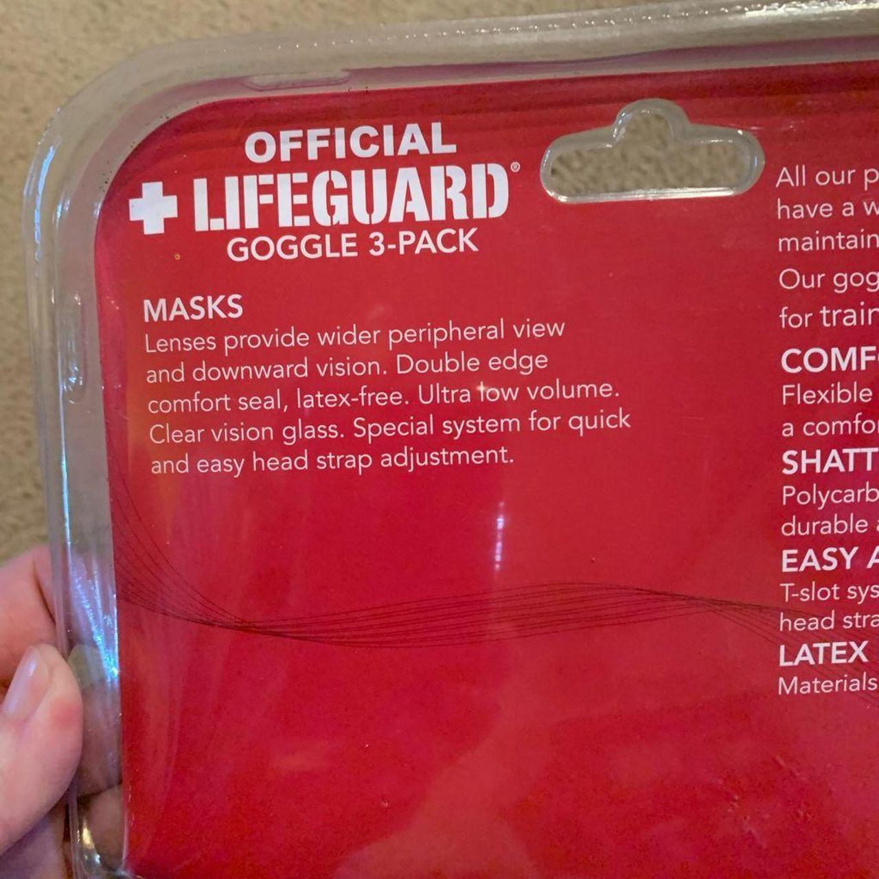 Official Lifeguard Goggle 3 Pack. New pack-youth... - Depop