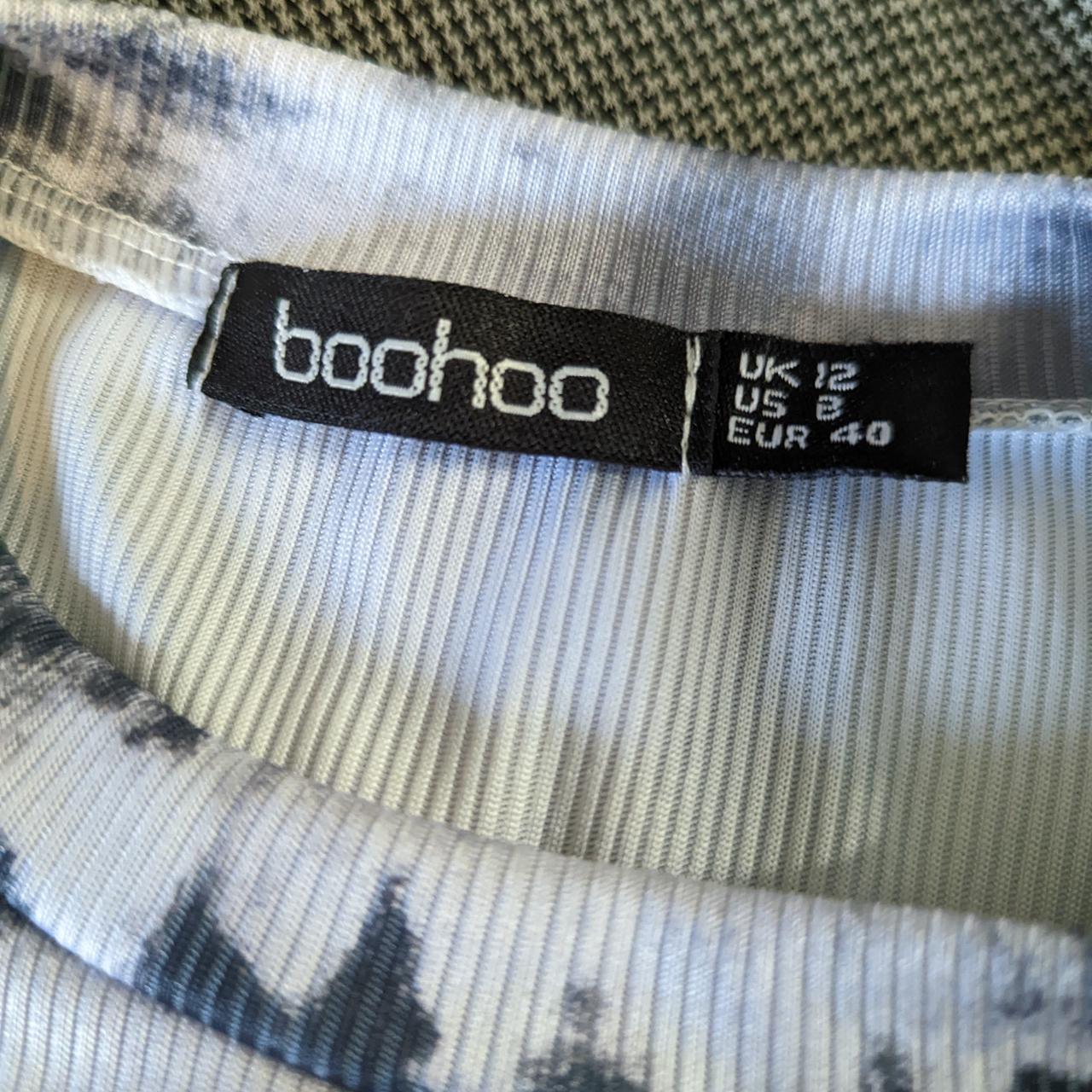 Rib Tie Dye Crop Top Short crop top by boohoo Tie... - Depop